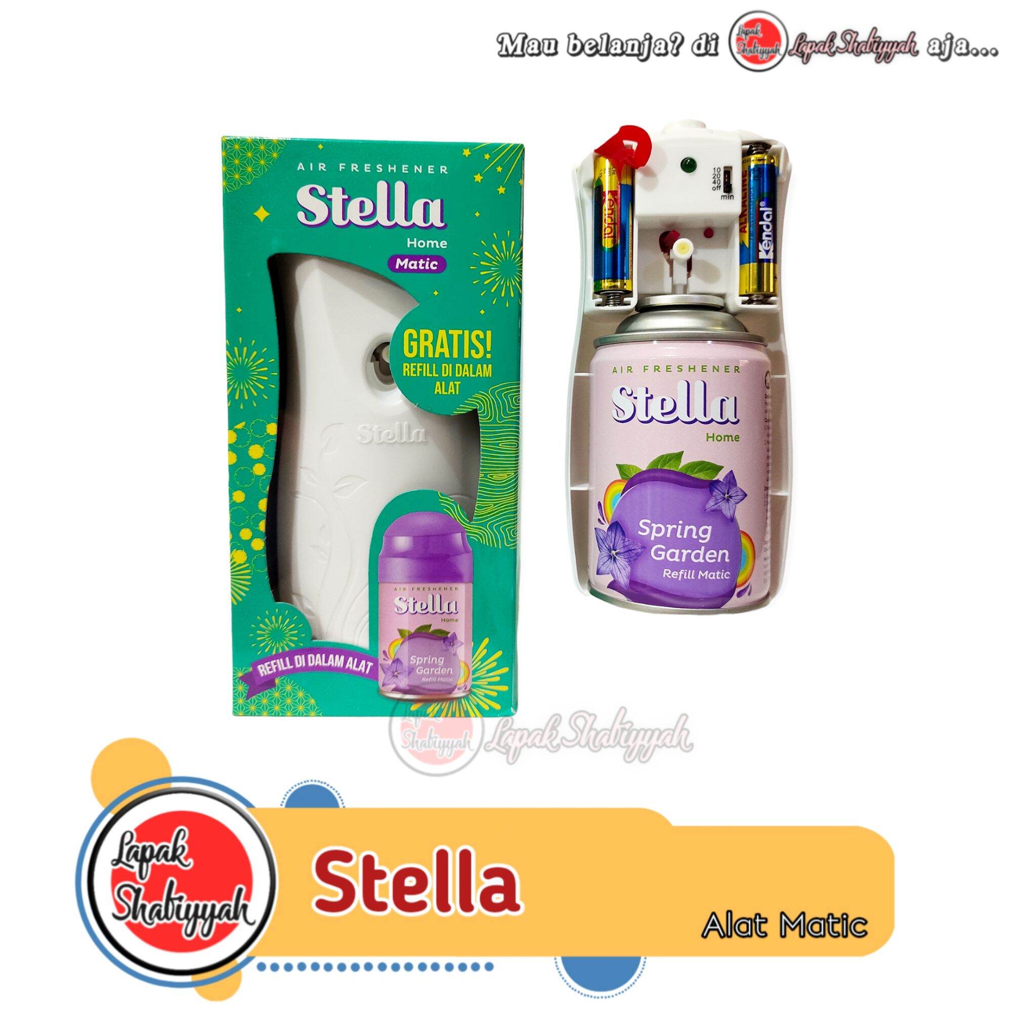 Stella Matic Box Set / Dispenser Pengharum Ruangan (Alat + Refill ...