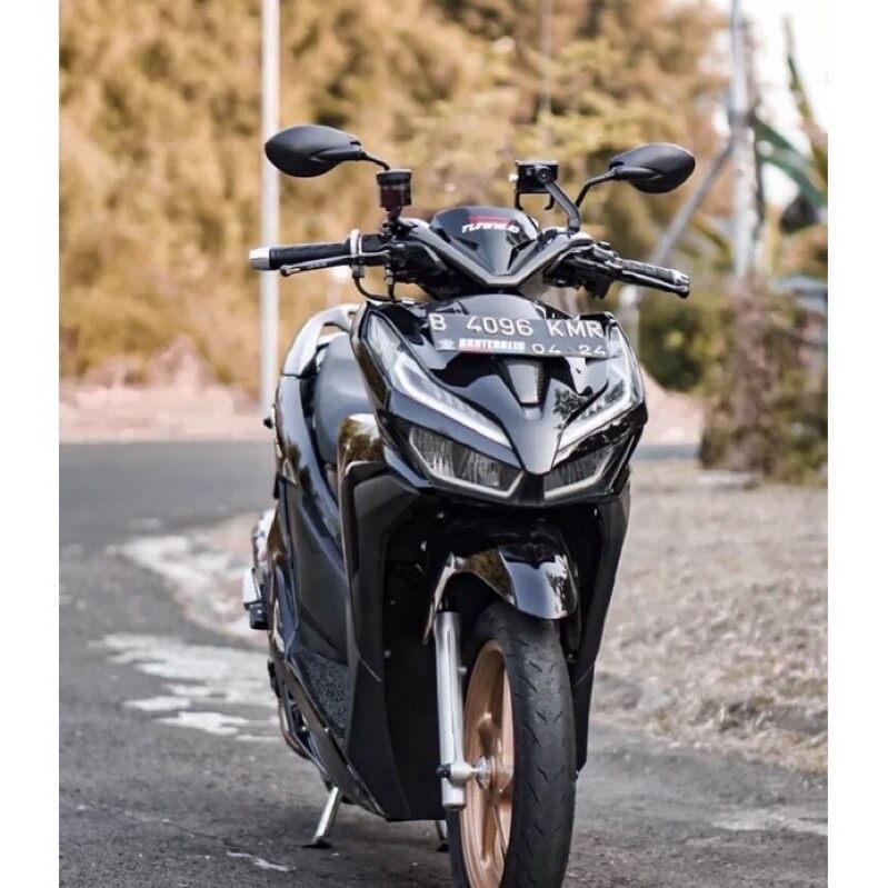 SPION X ONE TANGKAI HITAM UNIVERSAL SEMUA JENIS MOTOR YAMAHA DAN HONDA ...