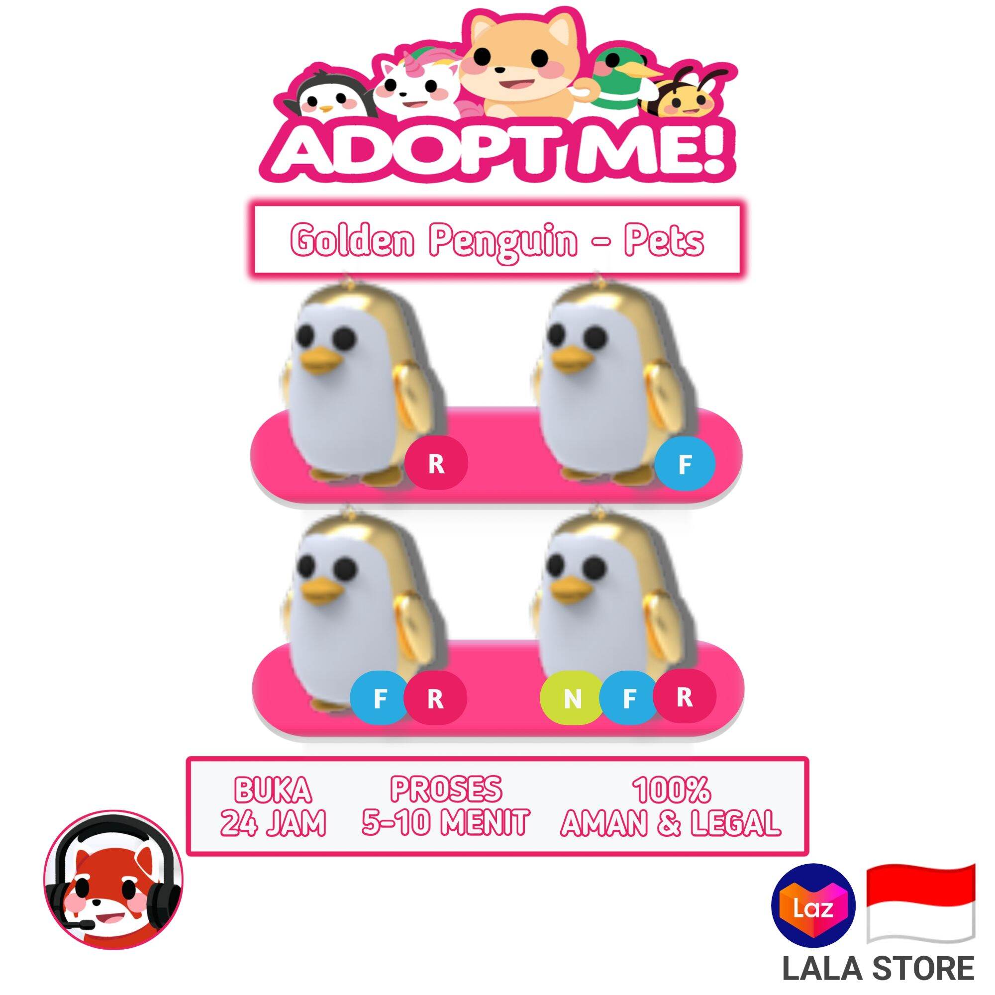 Adopt Me - Golden Penguin - Roblox | Lazada Indonesia