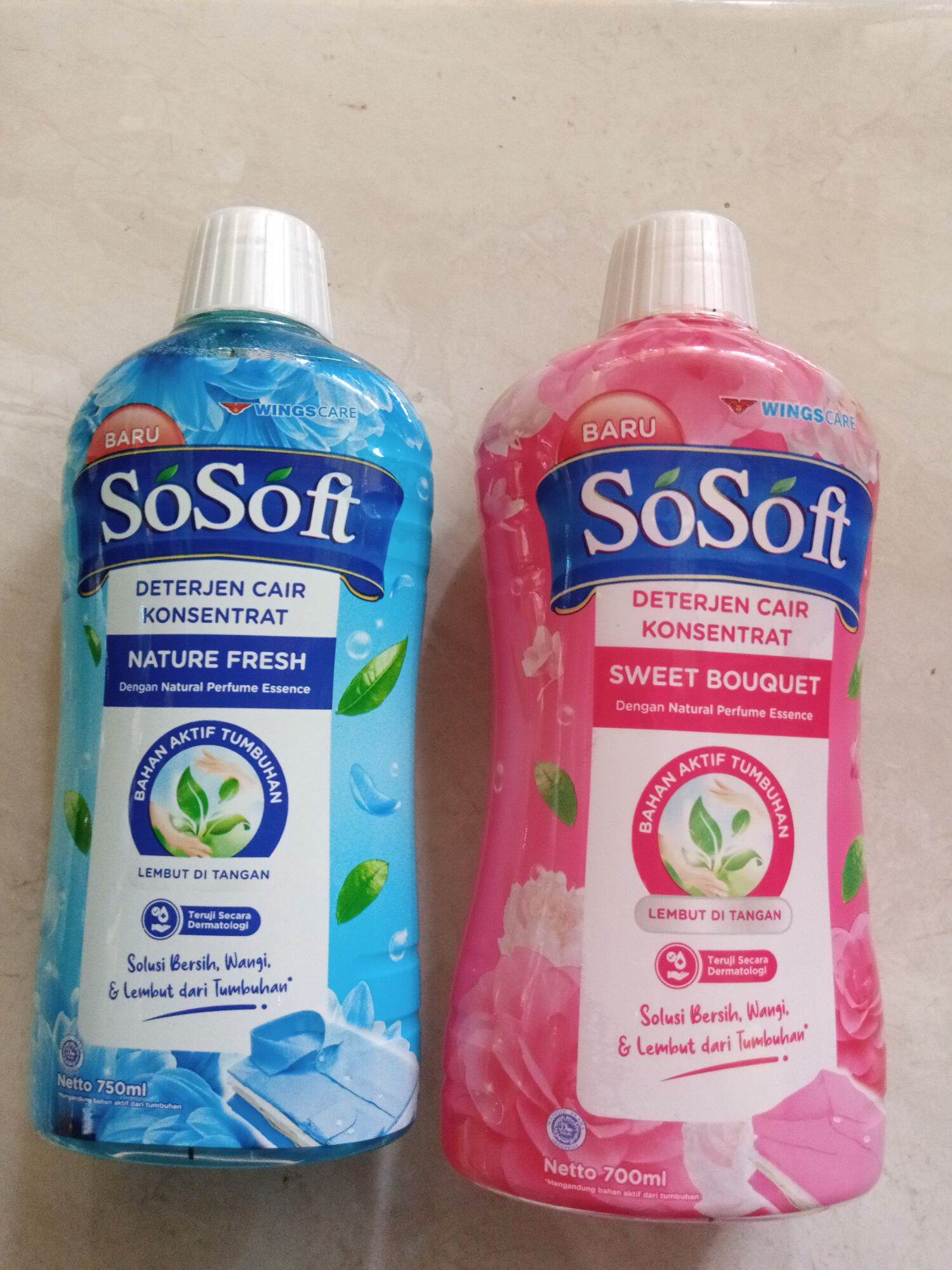 sosoft detergent cair 750ml/ 700ml random | Lazada Indonesia