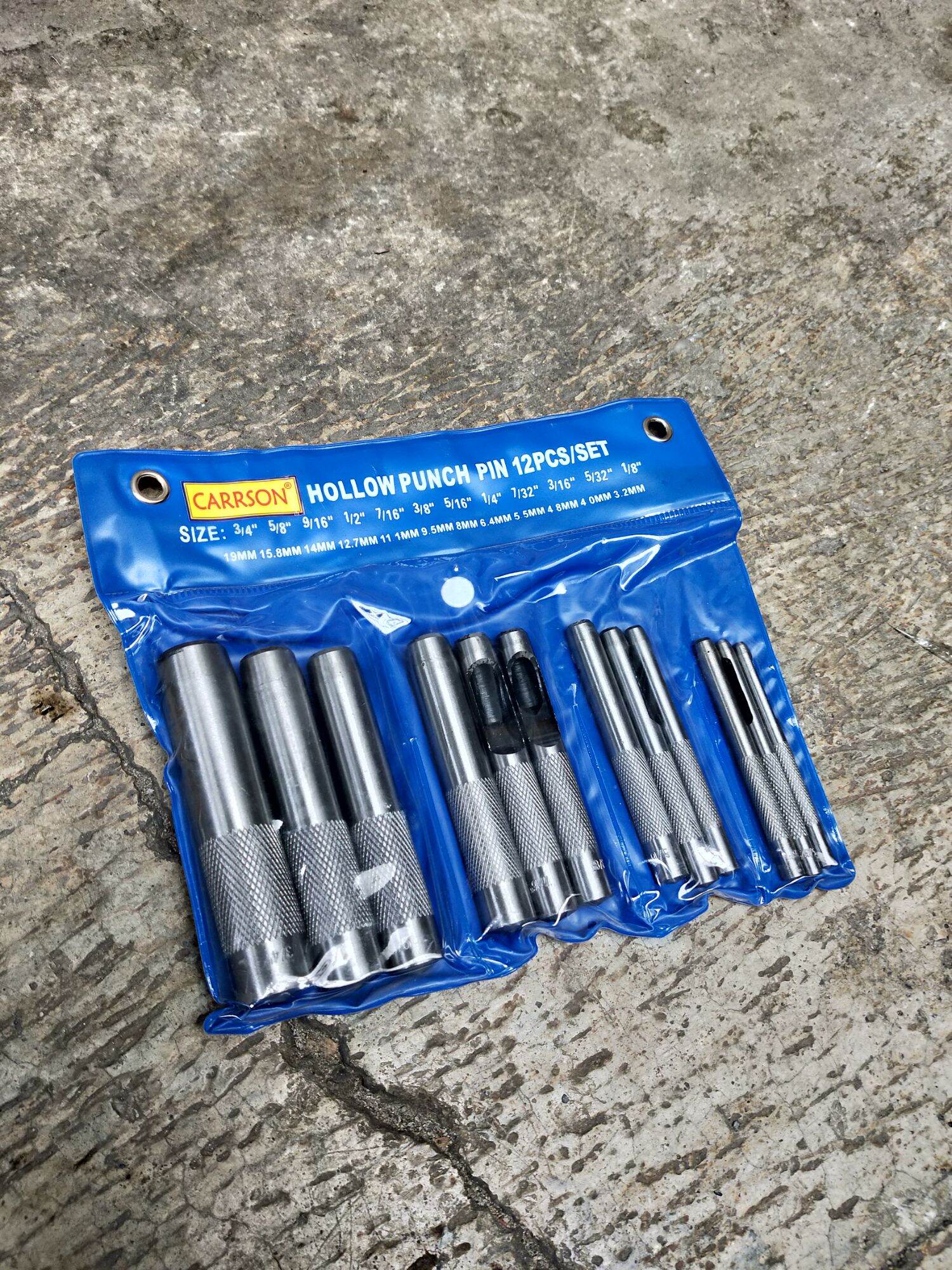 plong set 12 pcs - hollow Punch 12 pcs - alat pembolong | Lazada Indonesia