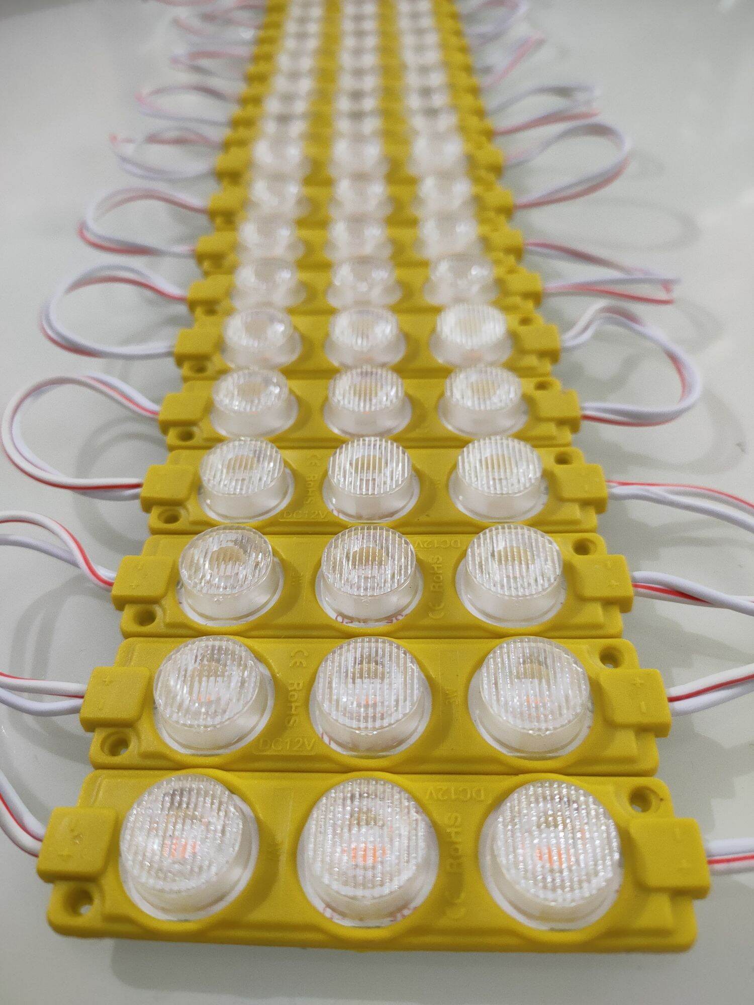 10 Pcs Lampu Led Modul 12v 3watt Mata Besar Super Terang Untuk Motor