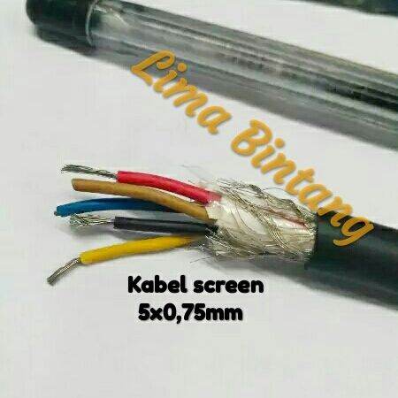 kabel data screen isi 5 x 0,75mm per roll dengan panjang 100 meter ...