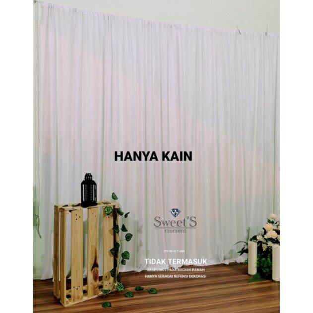 dekorasi lamaran 1 paket lengkap background tunangan simple backdrop ...