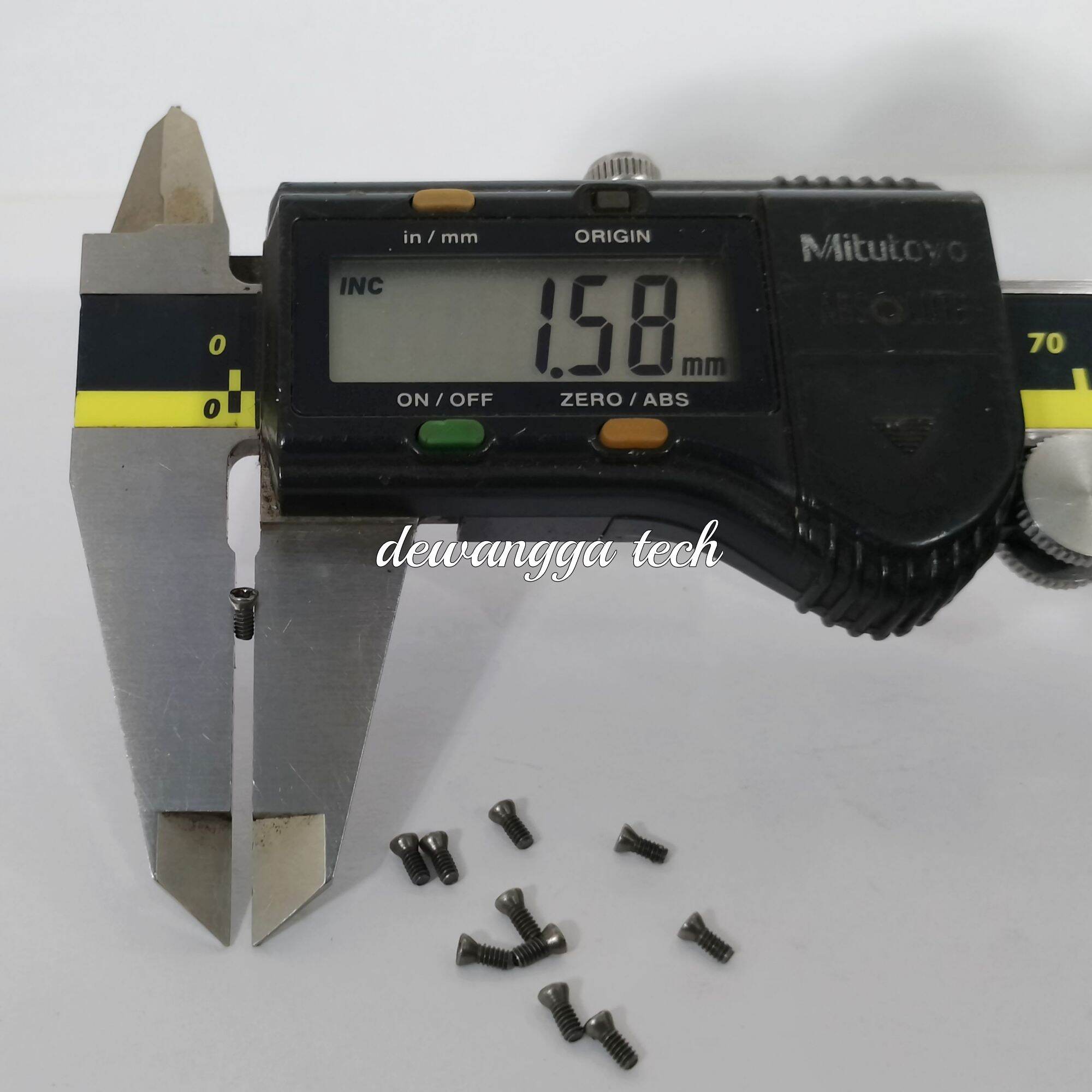 Screw M1.6 x 4L baut insert M 1.6 x 4mm holder bubut milling kecil ...
