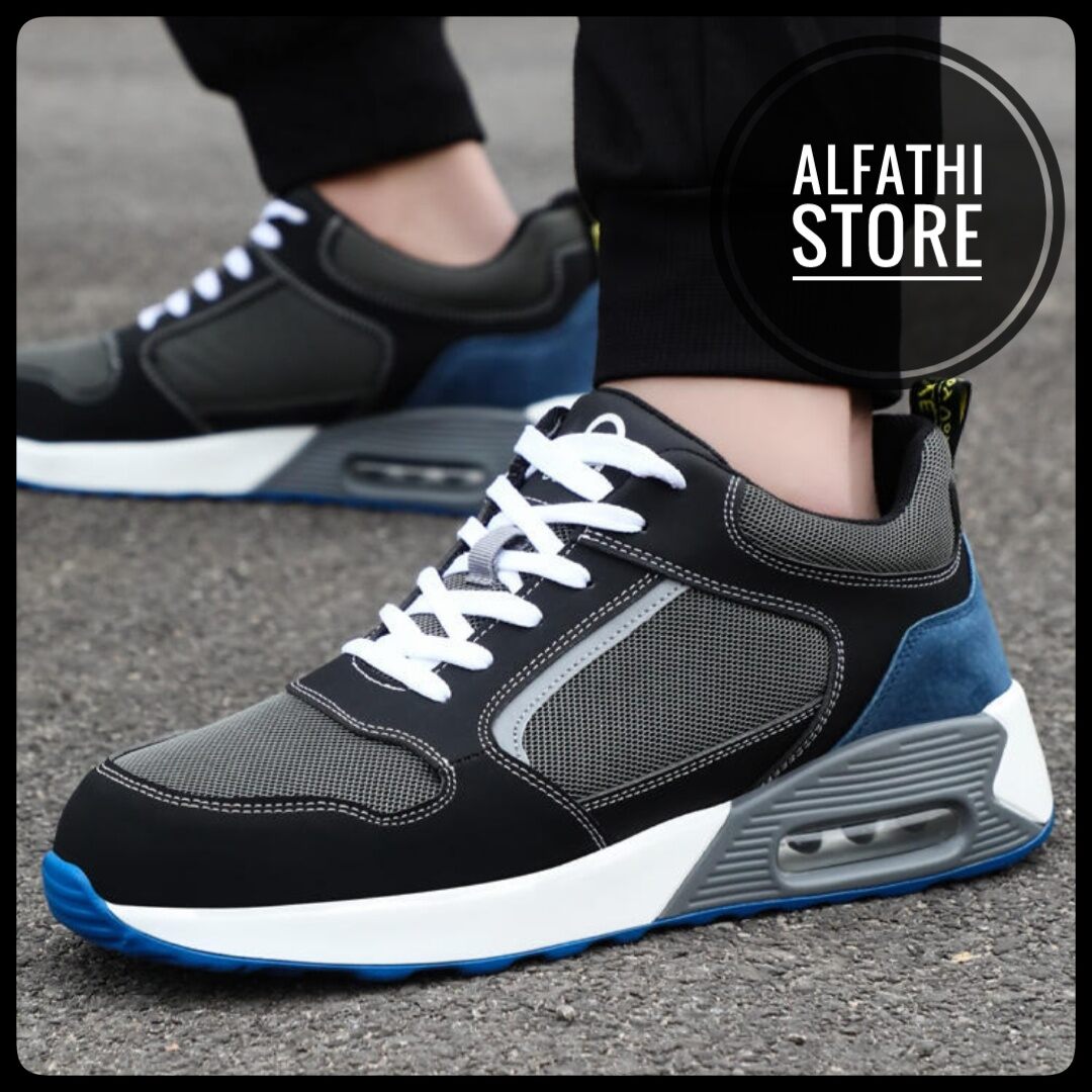 Safety Shoes Sneakers Sport Blue | Lazada Indonesia