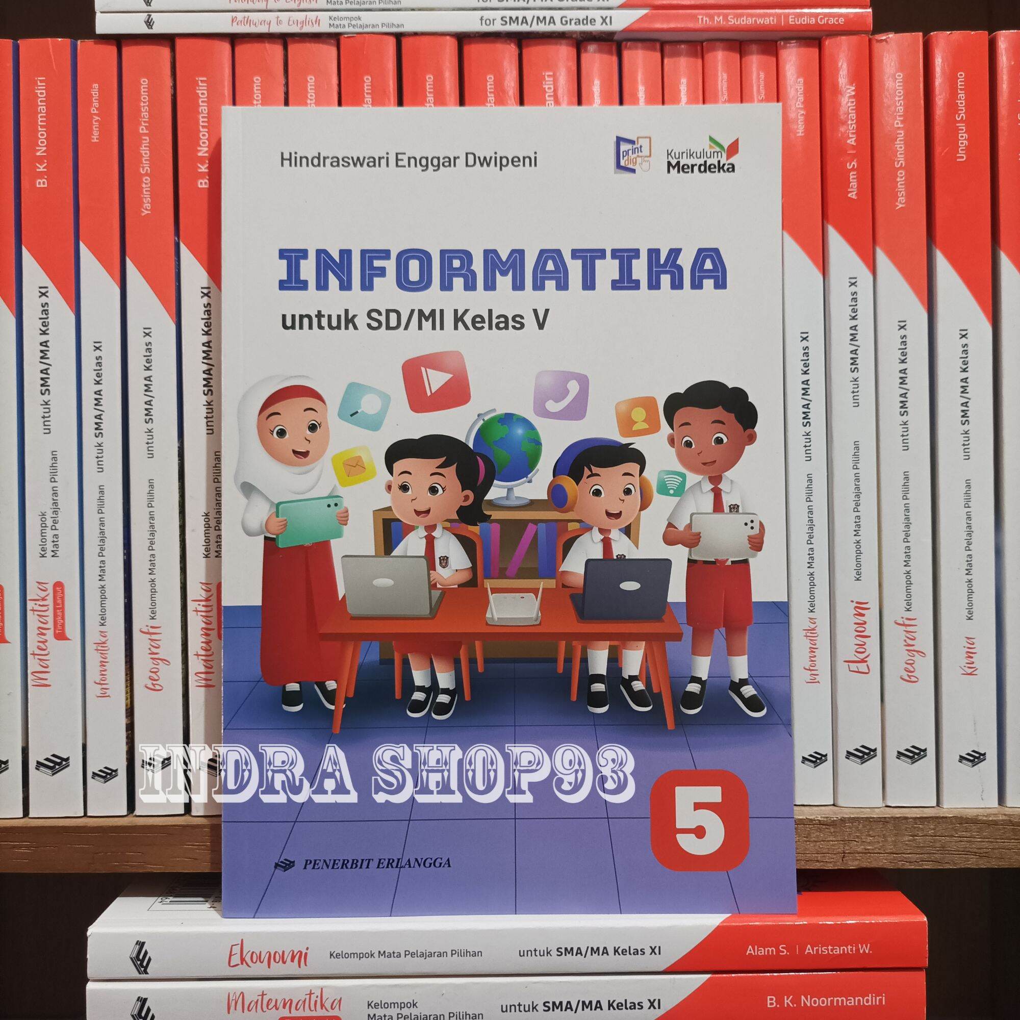 Buku Informatika Kelas 5 SD/Mi Erlangga Kurikulum Merdeka Original ...