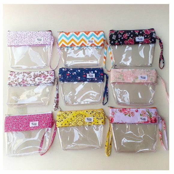 dompet mika dompet transparan pouch mika pouch transparan clear pouch ...