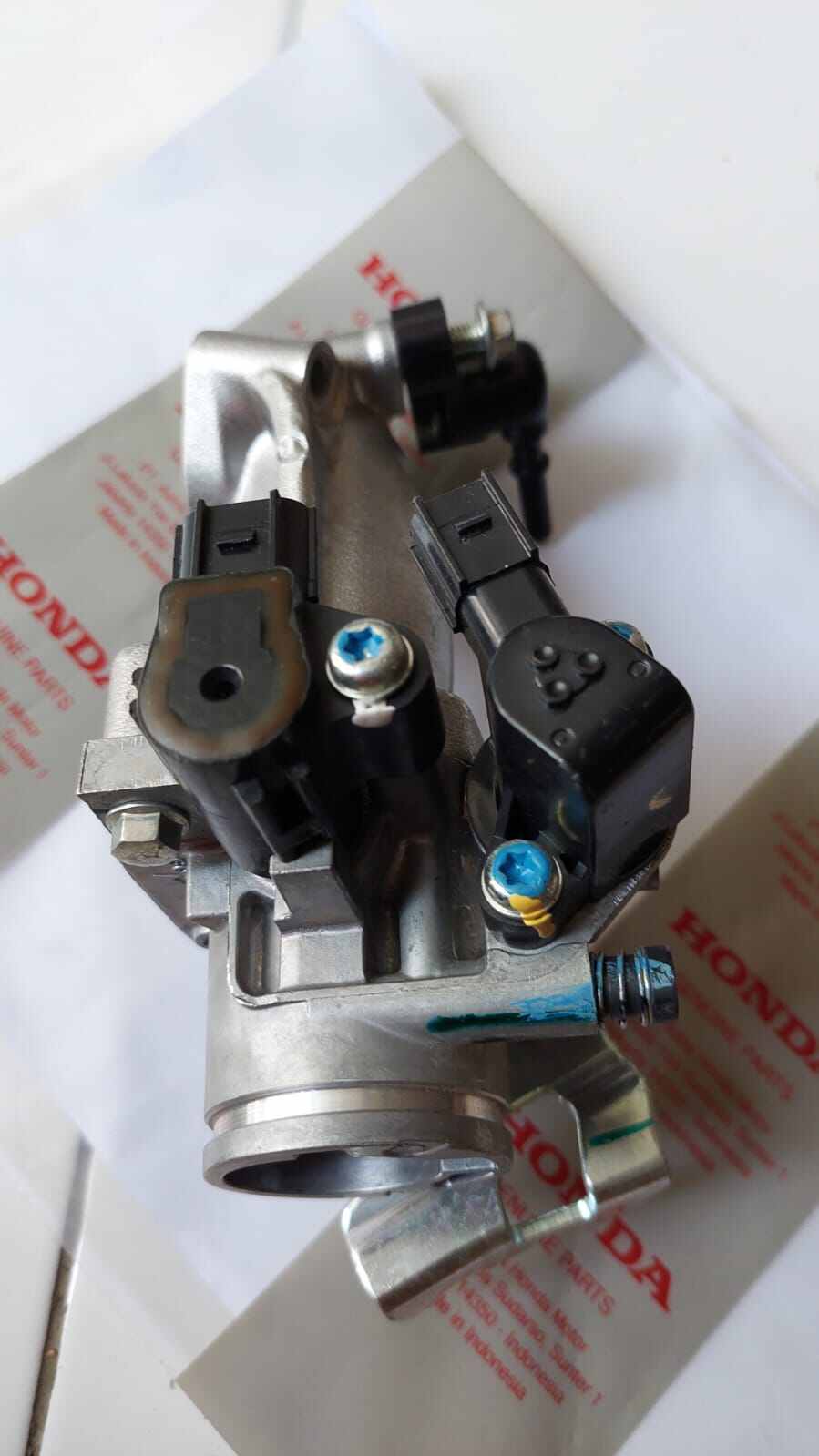 Throttle trottle body Assy K59 Vario 150 fi injek injeksi esp LED original | Lazada Indonesia
