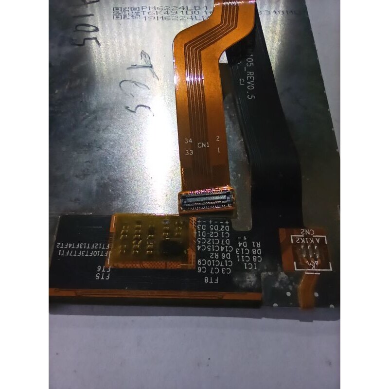 lcd bekas, konektor lcd, ic dan komponen lcd touchsreen samsung m105 ...