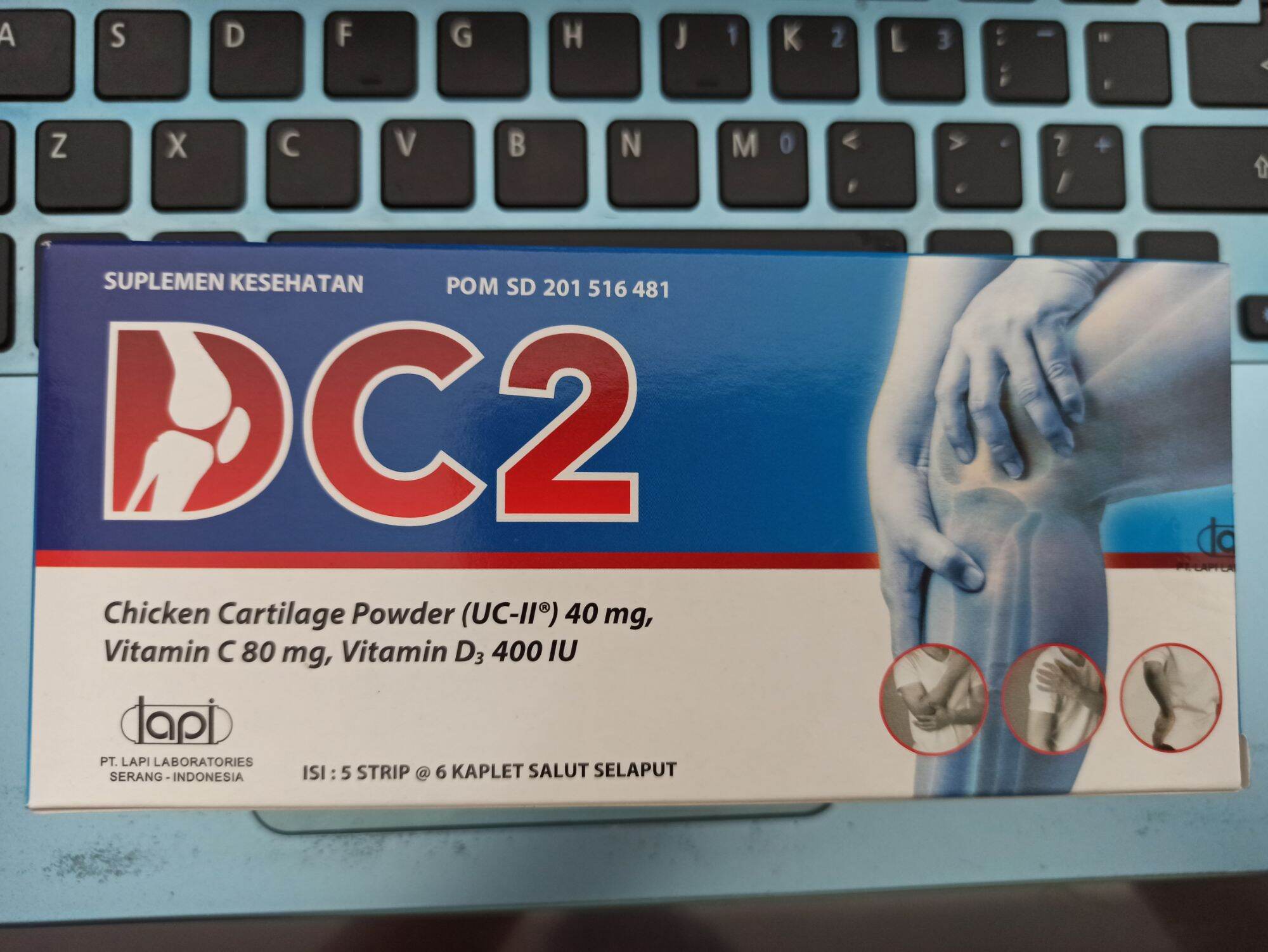 DC2 SUPLEMEN UNTUK TULANG DENGAN VIT C DAN D ISI 30 TABLET | Lazada ...