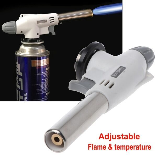 Flame Gun 920 Portable Gas Blow Torch Kepala Las Pemantik Otomatis Alat ...