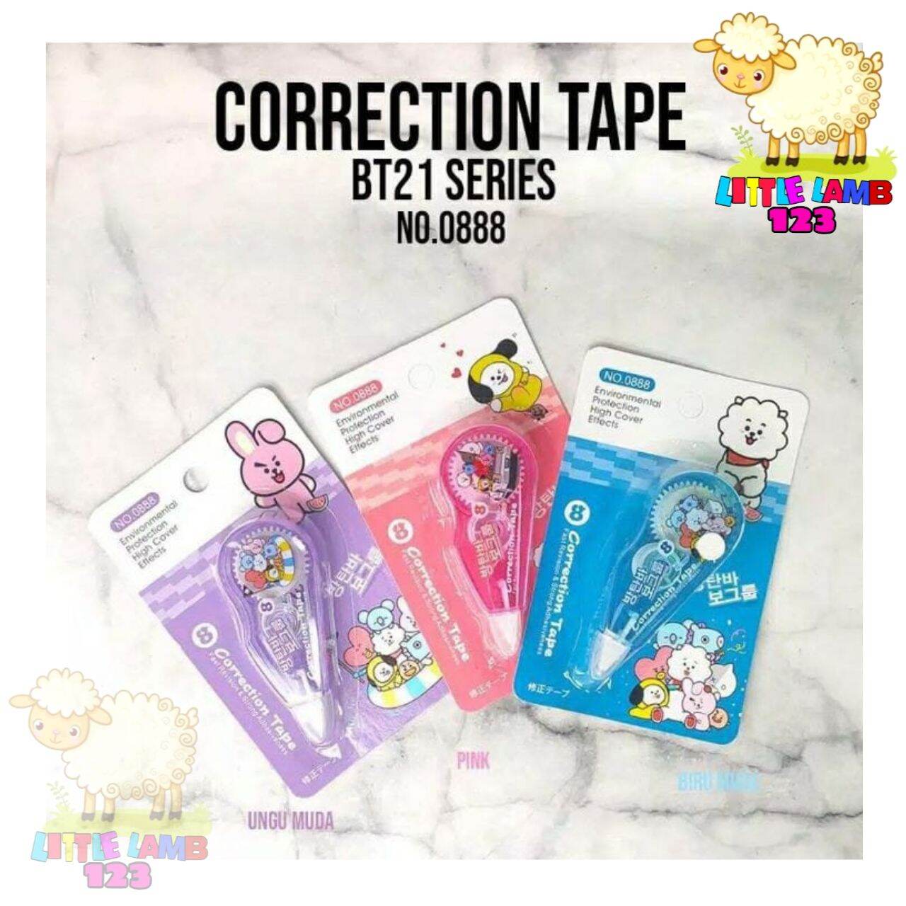 TIPEX ROLL / CORECTION ROLL TAPE BTS BT21 | Lazada Indonesia