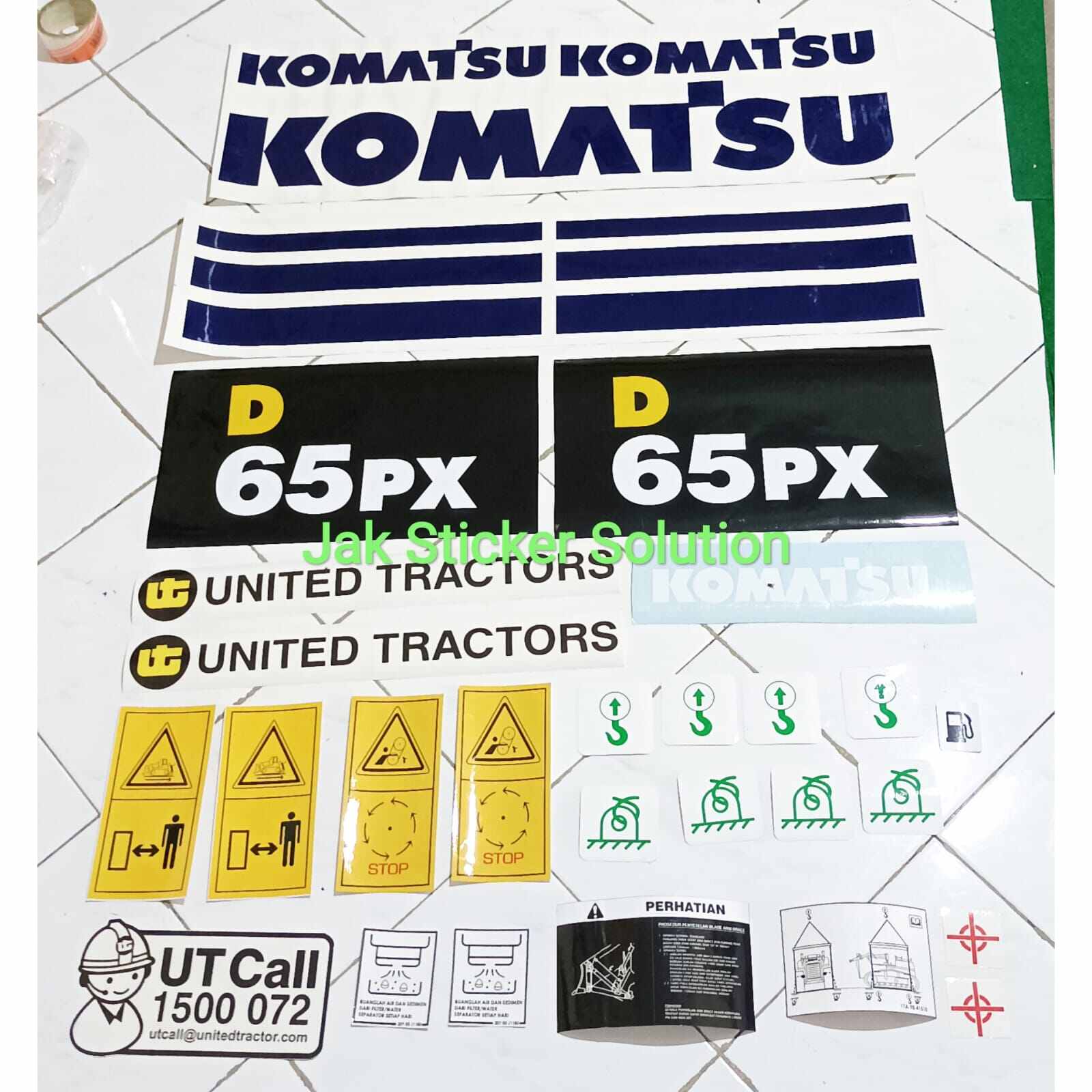 Stiker Komatsu D65PX Sticker Alat Berat Dozer | Lazada Indonesia