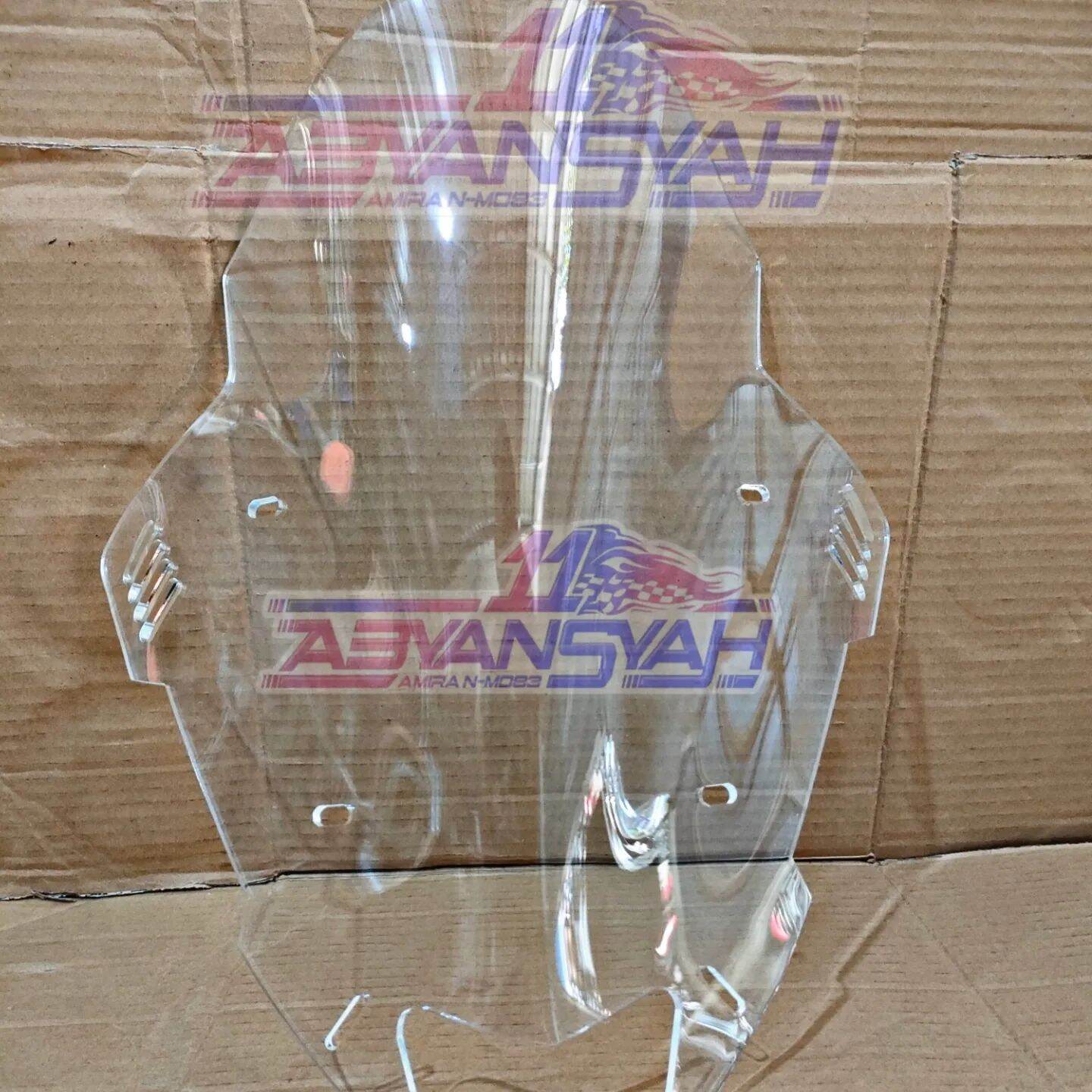WINDSHIELD HONDA ADV150&160CC SPORTY TDR MINI V3 SIRIP. VISOR KACA ...