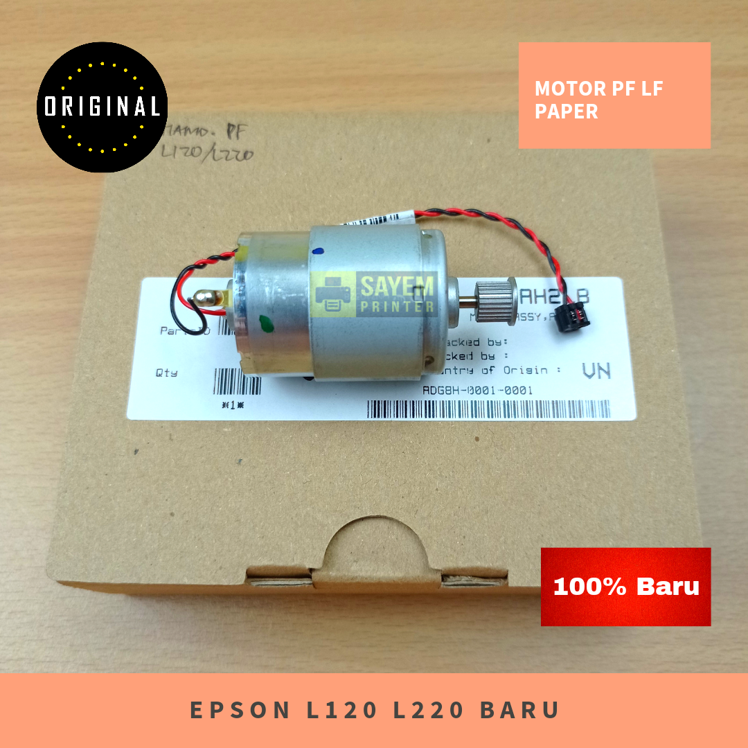 Dinamo Motor PF LF Bawah Epson L120 L220 Original Untuk Penarik Kertas ...