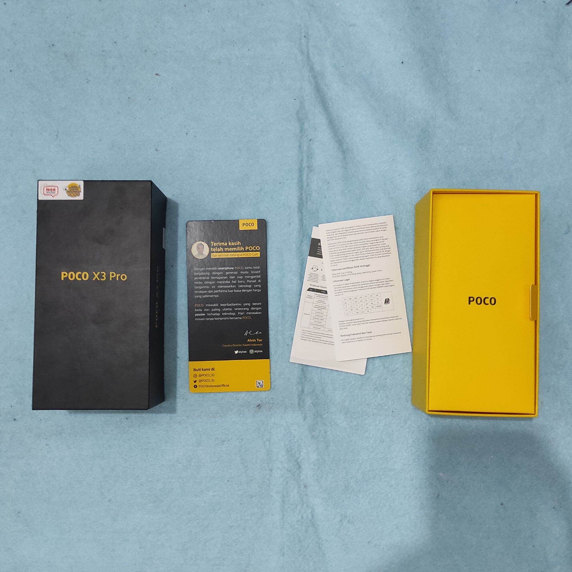 DUS BOOK KARDUS BOX KARTON XIAOMI REDMI POCO POCOPHONE X3 PRO ORIGINAL ASLI | Lazada Indonesia