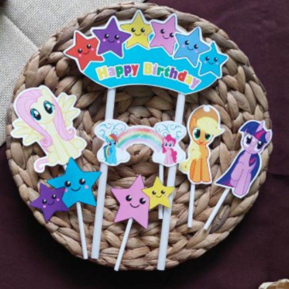 topper hiasan tusukan nasi tumpeng cupcake cup kue cake ulang tahun ...