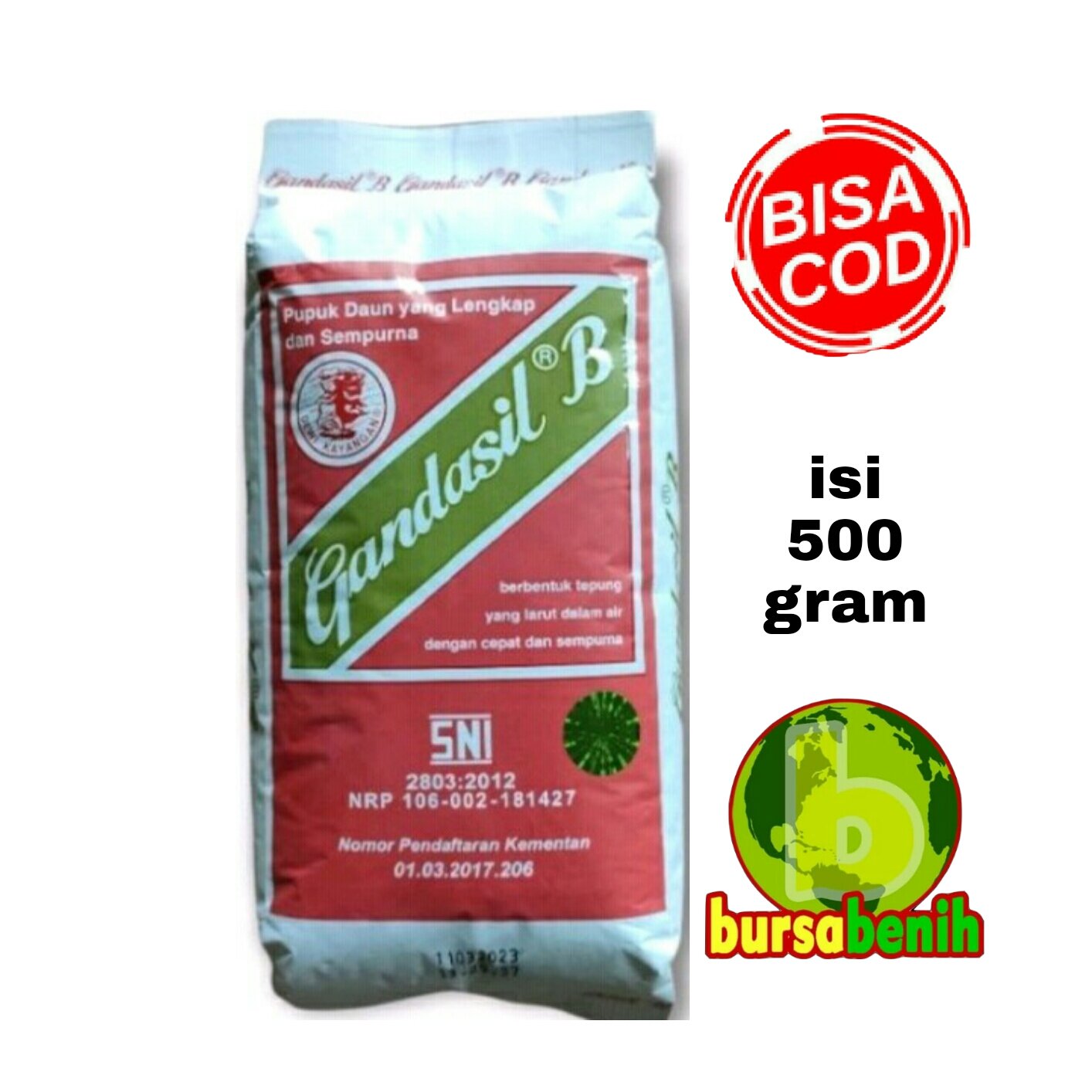 Gandasil B pupuk untuk buah 500 Gram - Pupuk Untuk Buah - Pupuk Npk ...