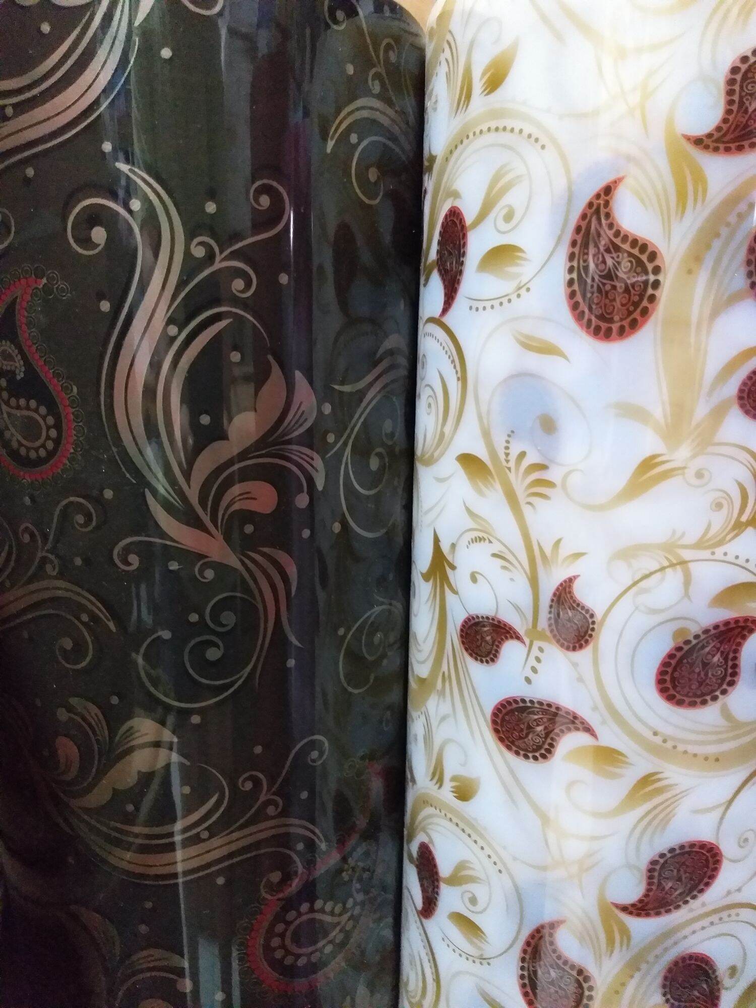 Fiber pagar /penutup Pagar Rumah Meteran Motif batik putih Real pic ...