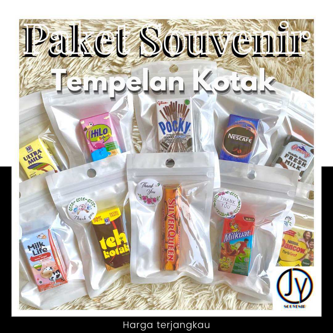 Souvenir Tempelan Miniatur Snack kemas Cantik | Lazada Indonesia