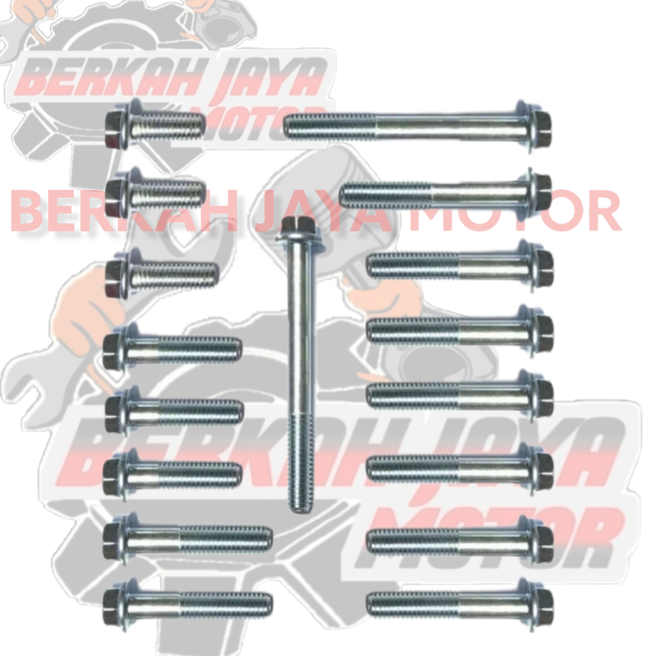 Baut Baud Bak blok mesin RX King Rxs Rxk yt115 Model T8 Fullset kanan dan kiri | Lazada Indonesia