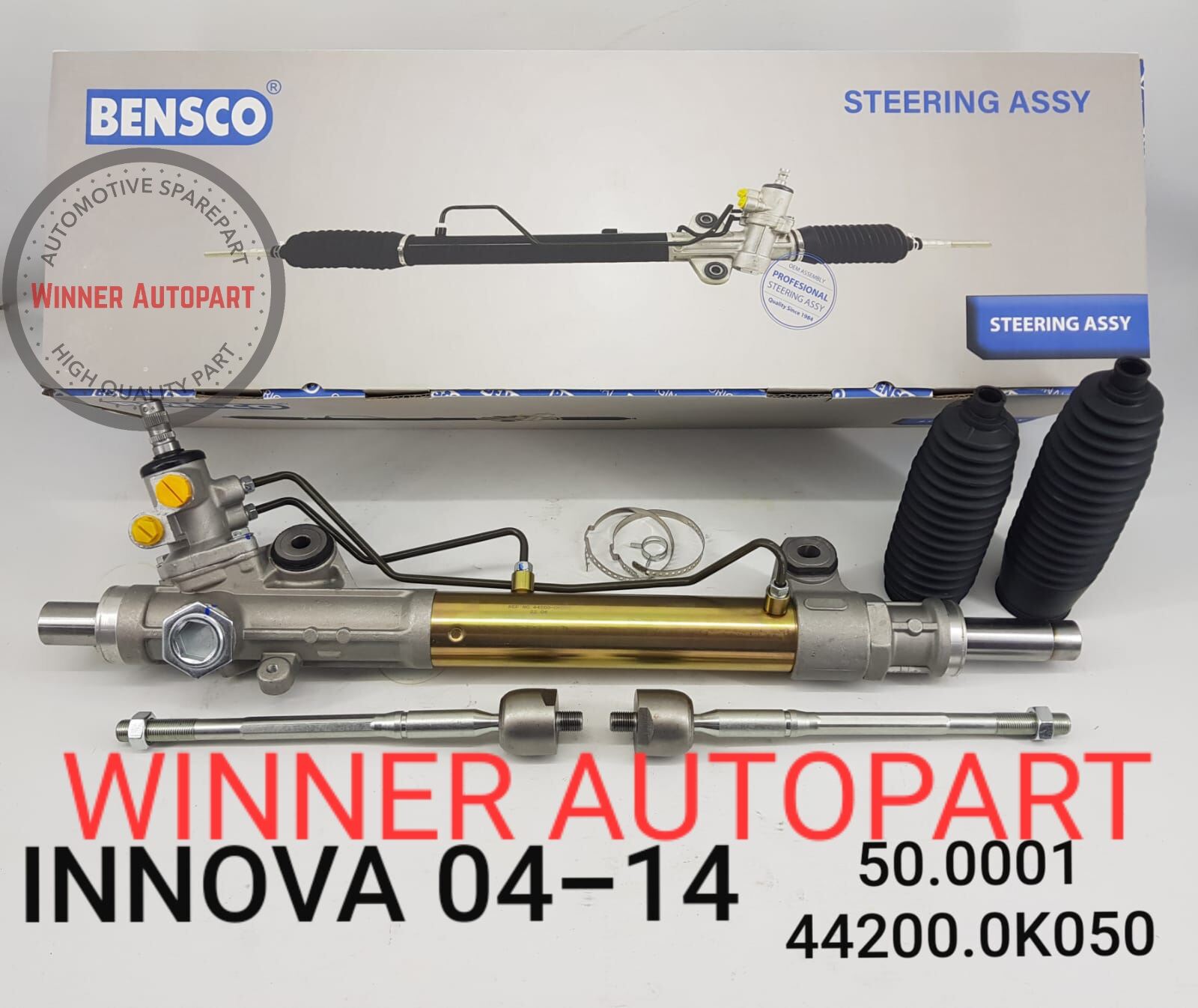 RACK STEER BAK STIR RACK STEERING ASSY TOYOTA INNOVA INOVA 2004-2014 ...