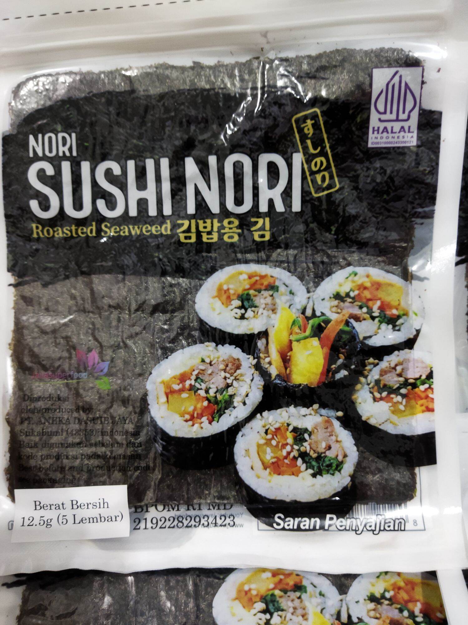 Sushi Nori isi 5 lembar roasted seaweed | Lazada Indonesia