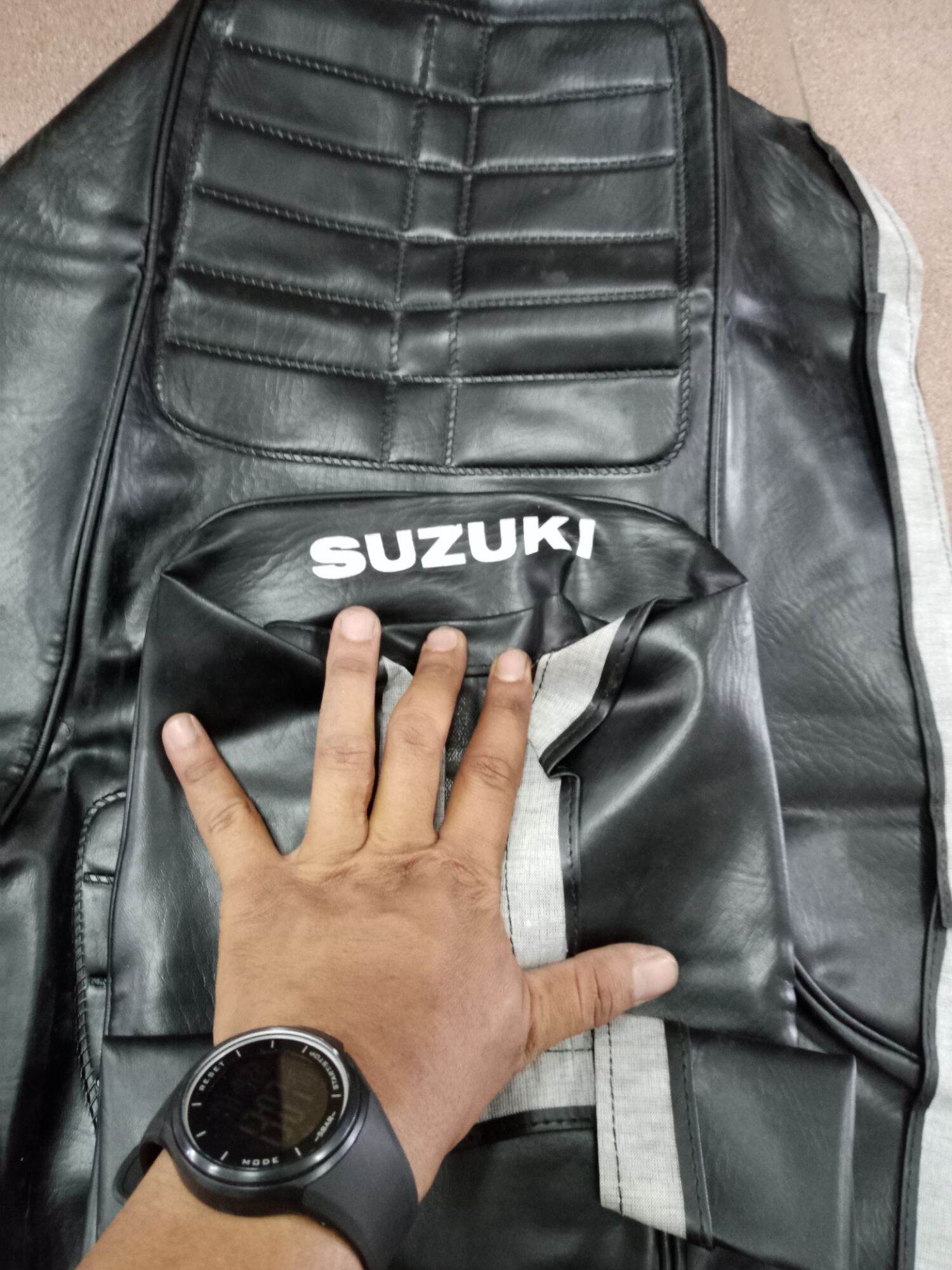 lapis jok kulit jok RC80 RC100 bravo spirit black bravo bahan tebal ...