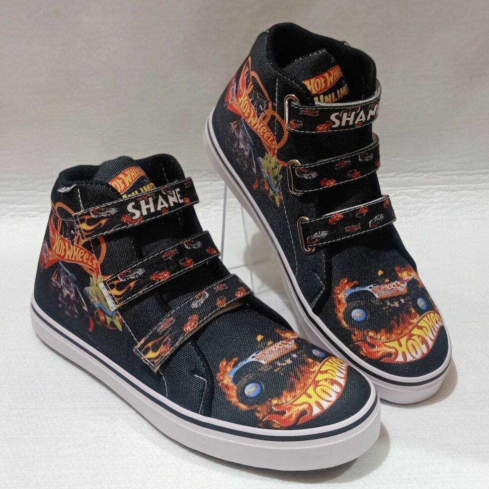 sepatu anak karakter HOT WHEELS | free cetak nama & foto | sepatu ...