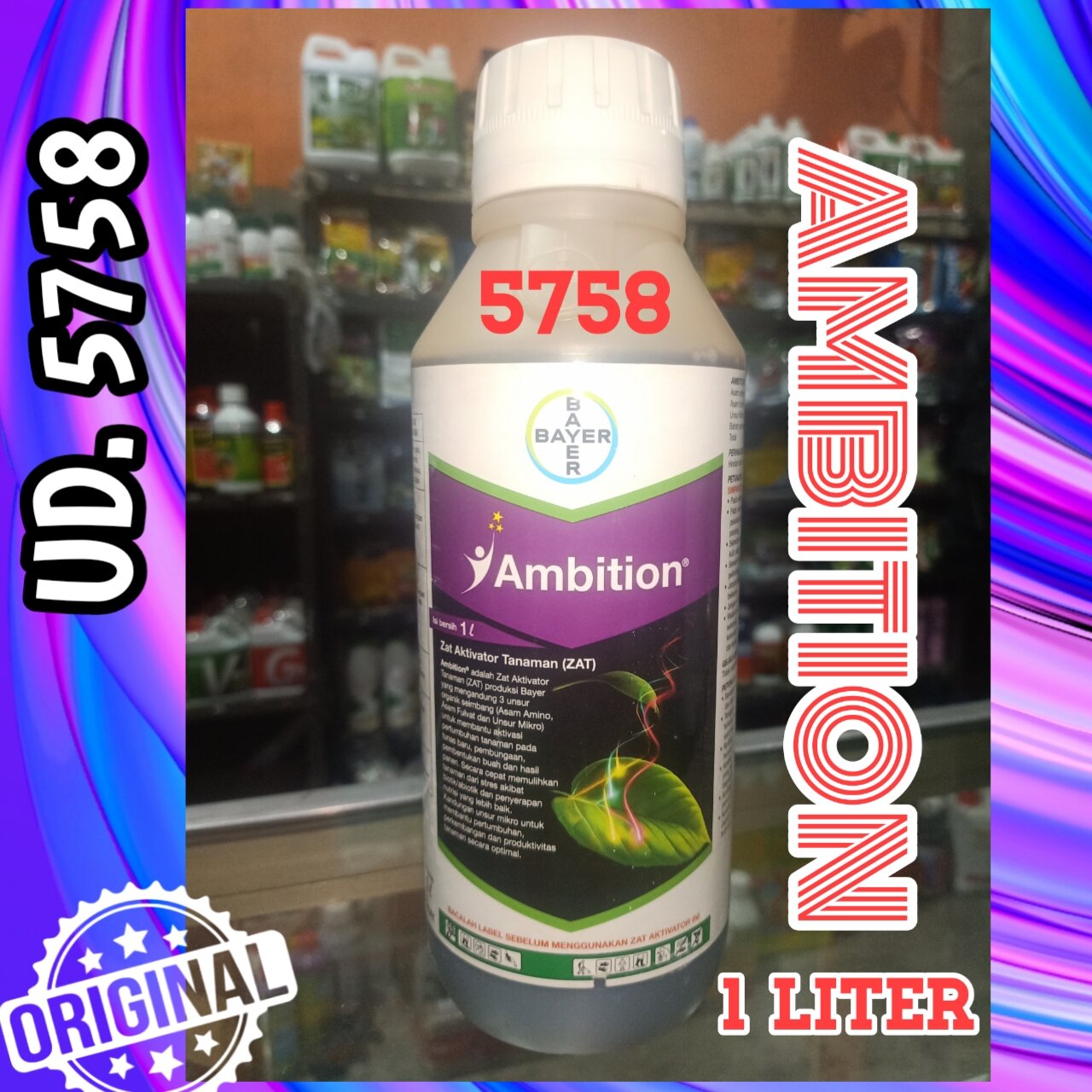 AMBITION Zat Aktivator Tanaman 1 Liter - Kandungan Asam Amino, Asam ...
