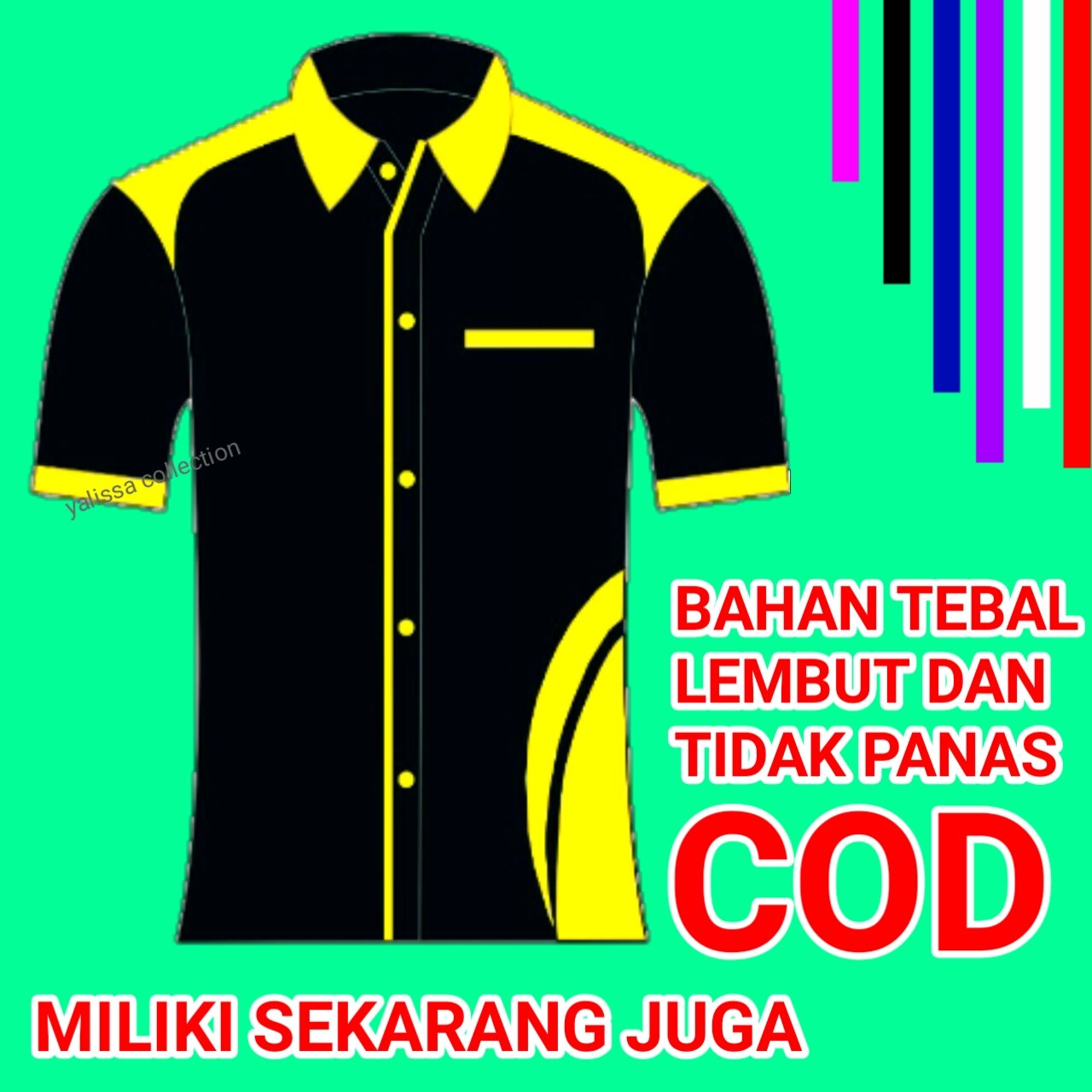 Seragam lapangan baju kerja kemeja kantor baju ob kemeja polos kemej ...