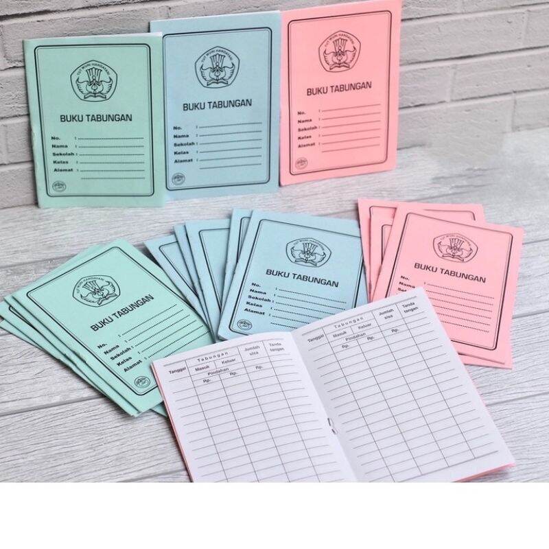 Buku Tabungan Kecil isi 10halaman Buku Tabungan Sekolah | Lazada Indonesia