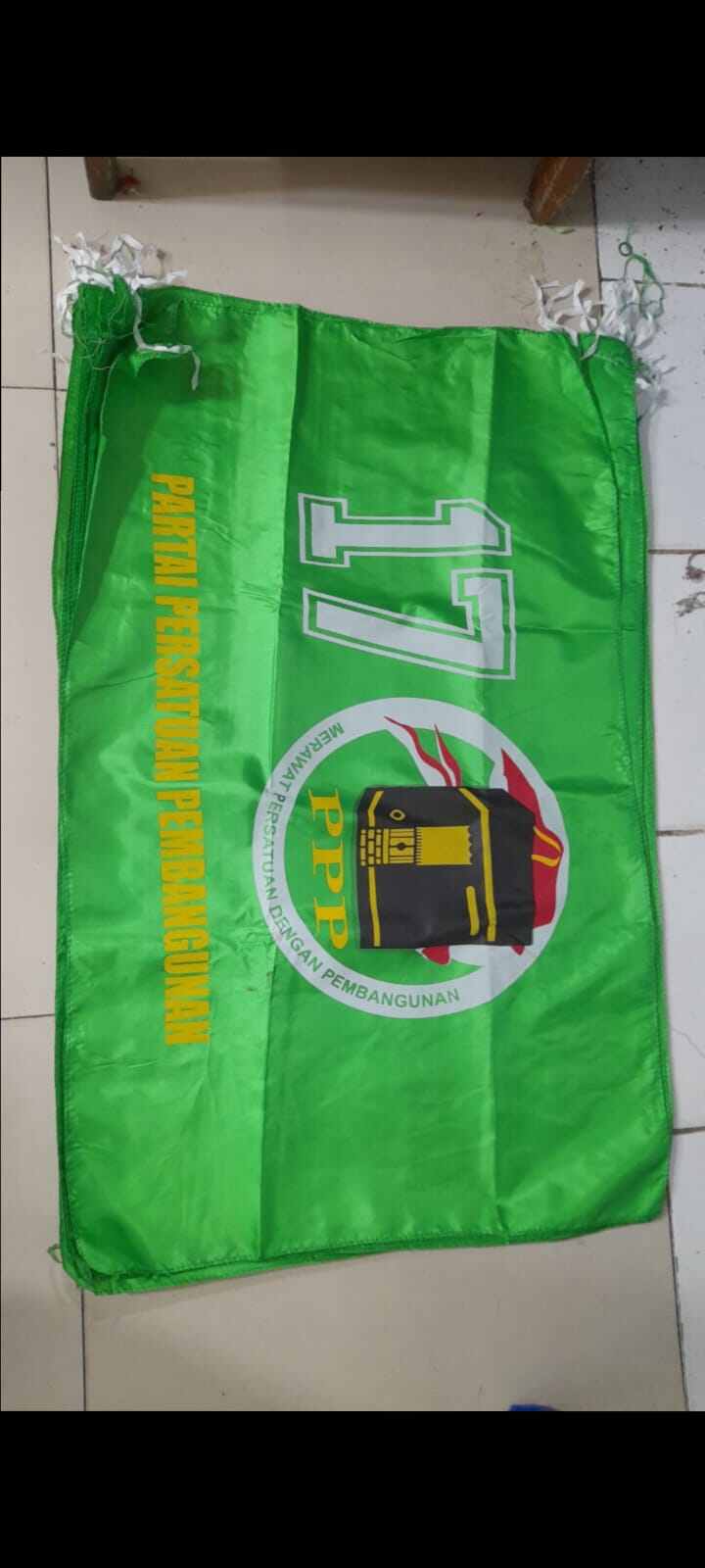 bendera partai PPP terbaru 60x90 cm isi 100 | Lazada Indonesia