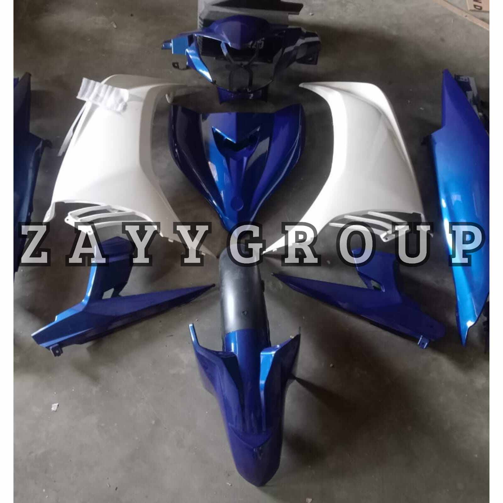 Full Body Halus New Warna Putih Biru Yamaha Jupiter MX 135 | Lazada ...