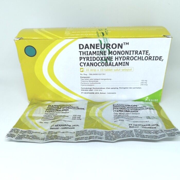 Daneuron vitamin B kompleks per strip 10 tablet | Lazada Indonesia