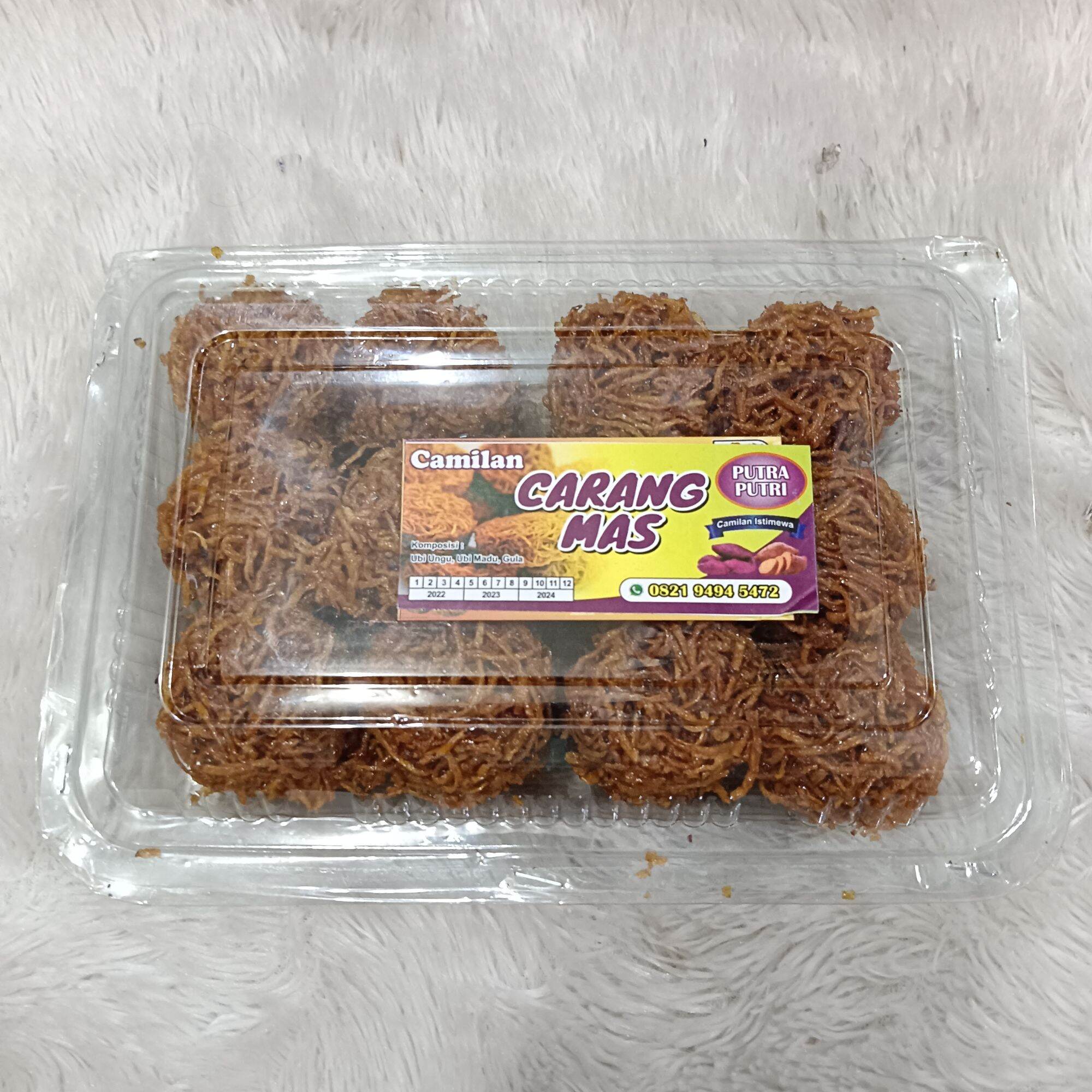 Carang mas mini 70gr Isi 24 biji - jajan enak murah - makanan ringan ...