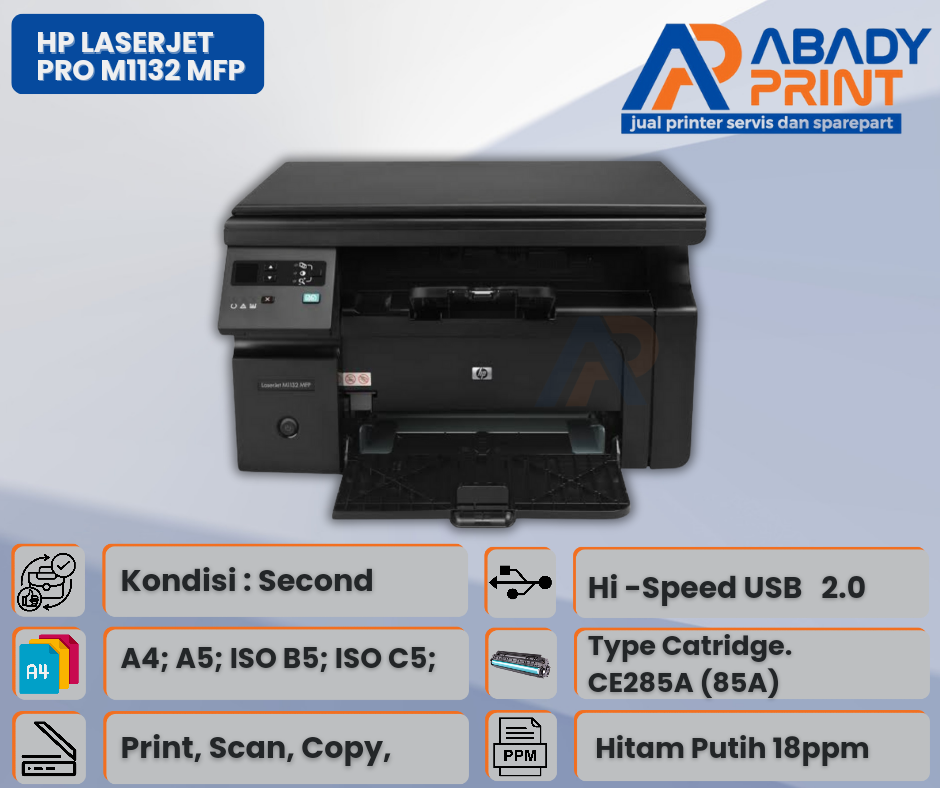 Hp Laserjet Pro M1132 MFP Print Scan Copy | Lazada Indonesia