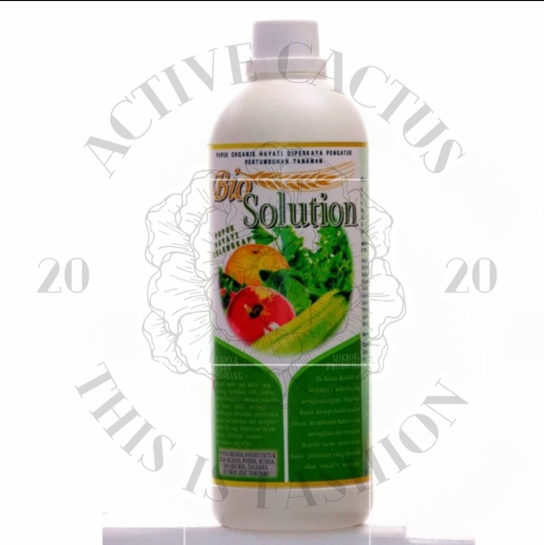 bio solution 1-Liter ( pupuk cair organik hayati dengan kandungan microba dan asam amino untuk ...