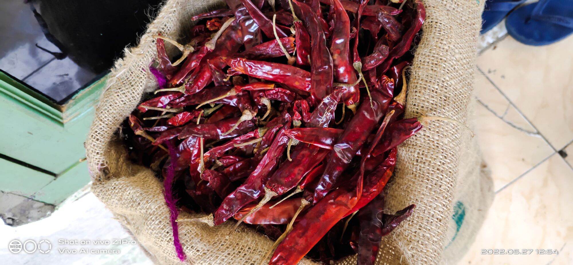 [1KG] cabai cabe besar kering lombok india wonder hot tidak pedas ...