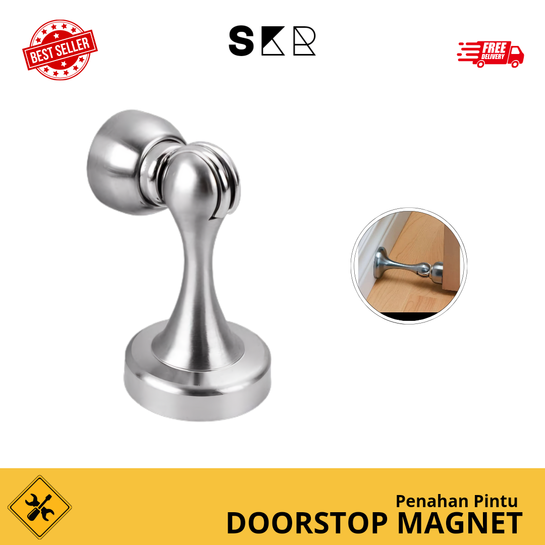 Doorstop Magnet Pintu Stainless - Penahan Pintu | Lazada Indonesia