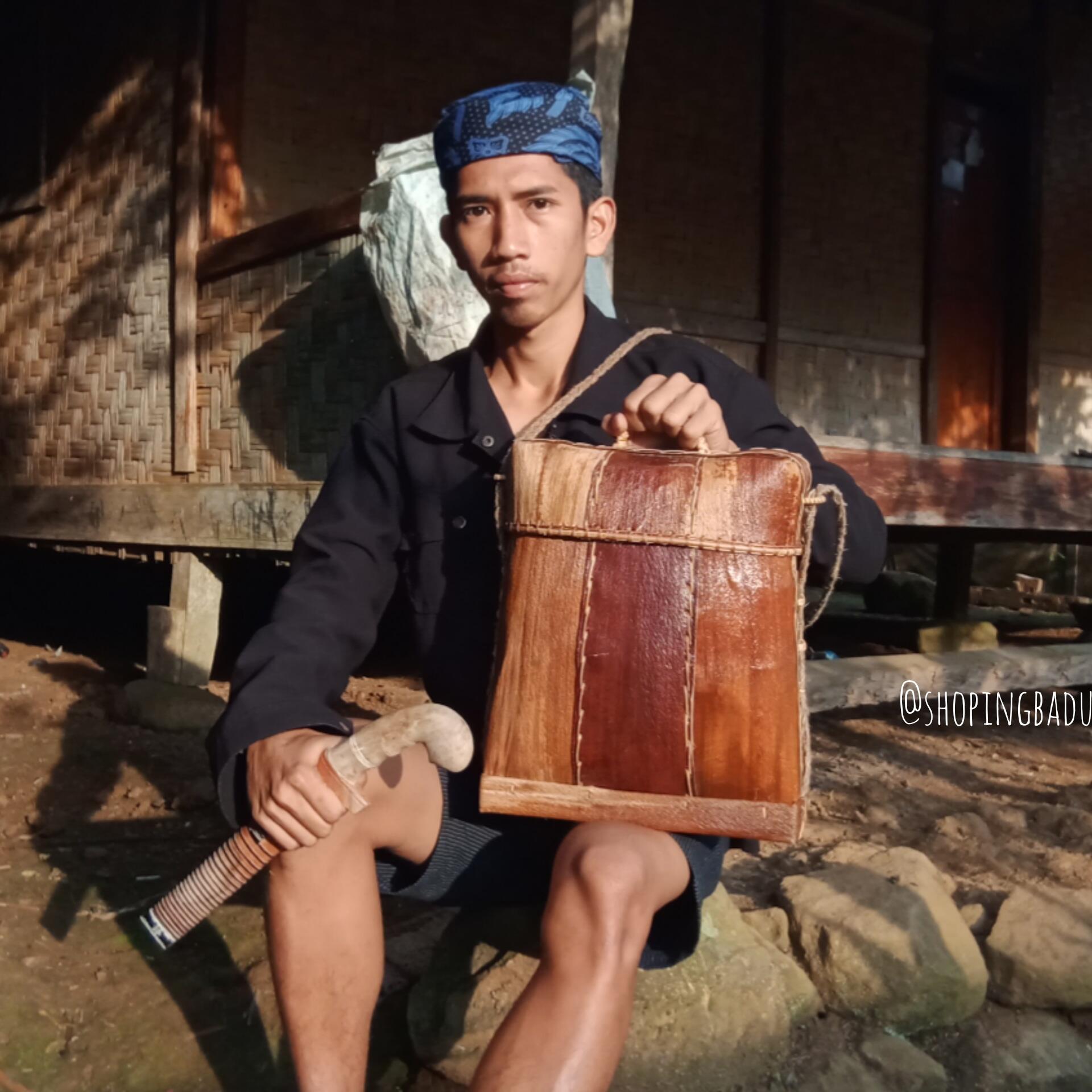 tas kepek Baduy dalam ukuran besar , tradisional suku Baduy | Lazada ...