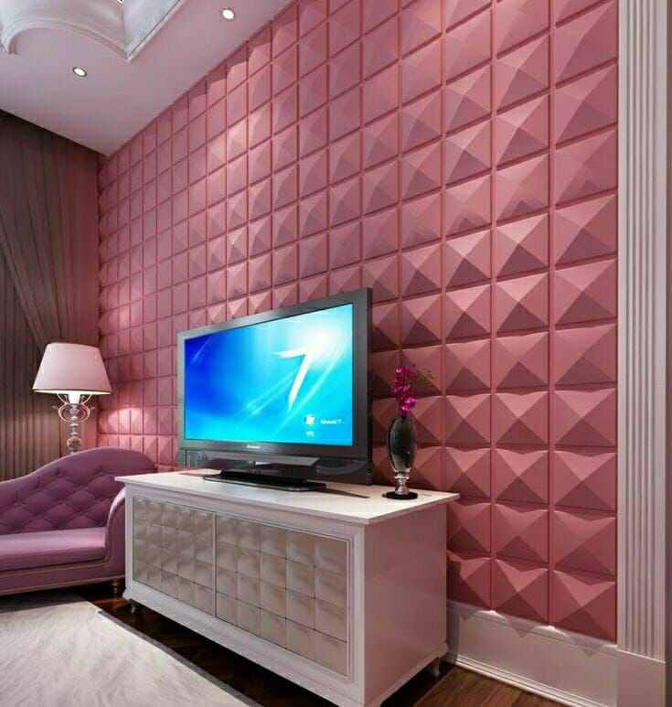 wallpanel beton 3dimensi/hiasan dinding minimalis/varian motif modern ...