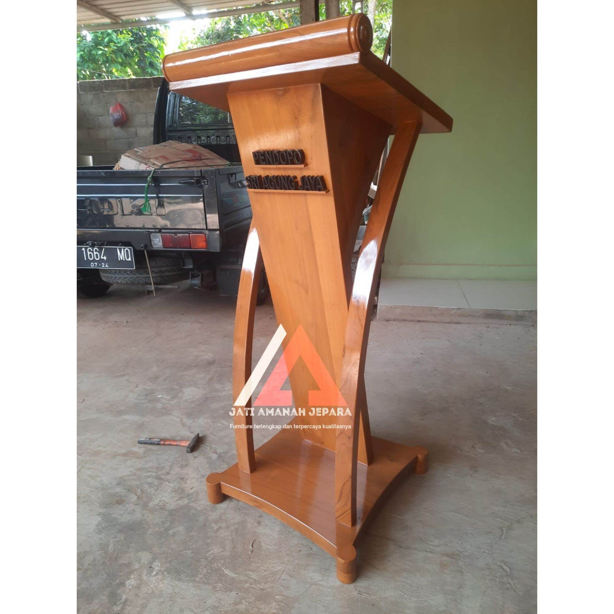 podium minimalis, podium pidato, podium jokowi, podium stainless ...