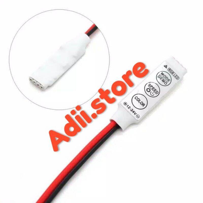 Modul Led RGB Mini Dimmer Controller Kedip Strobo 12-24V Mini RGB LED ...