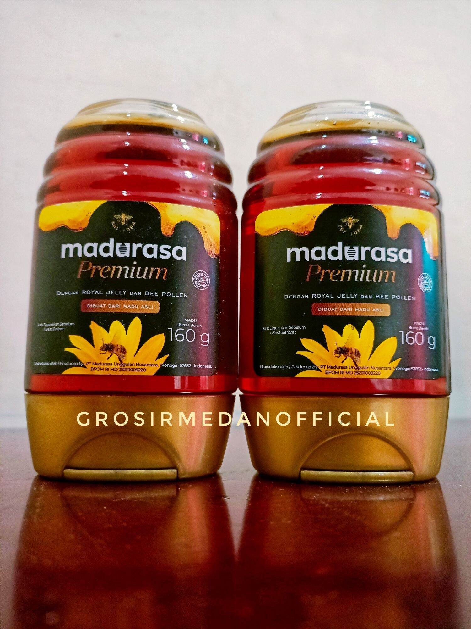 MADURASA PREMIUM 160 GRAM - DENGAN ROYAL JELLY DAN BEE POLLEN MADU RASA ...