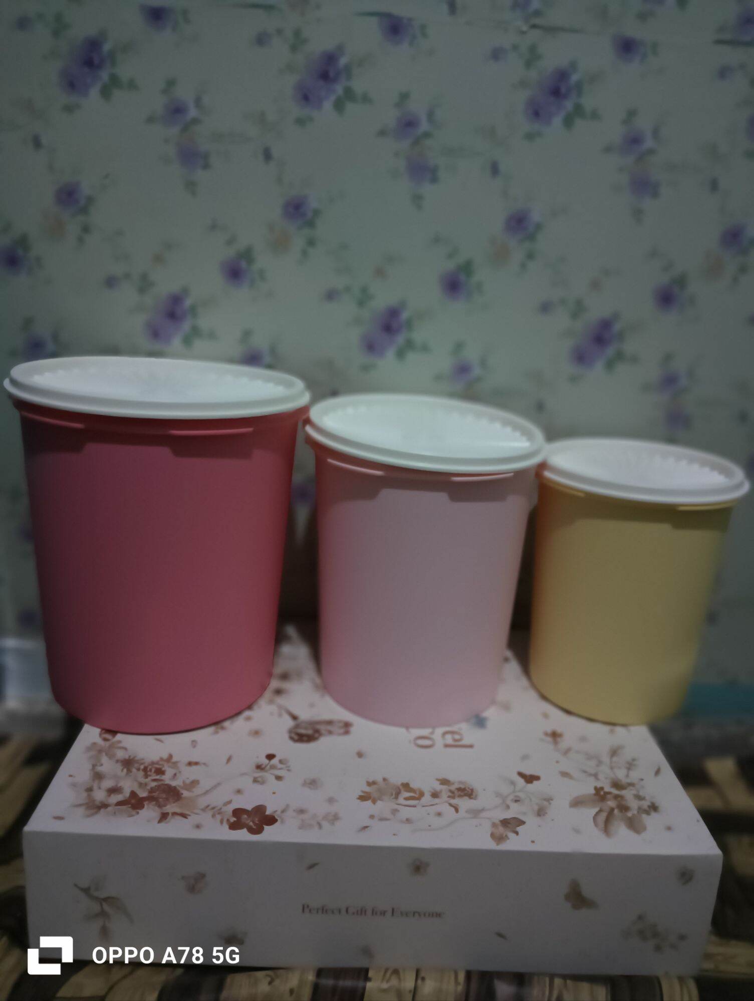 Tupperware deco canister / toples set tupperware | Lazada Indonesia