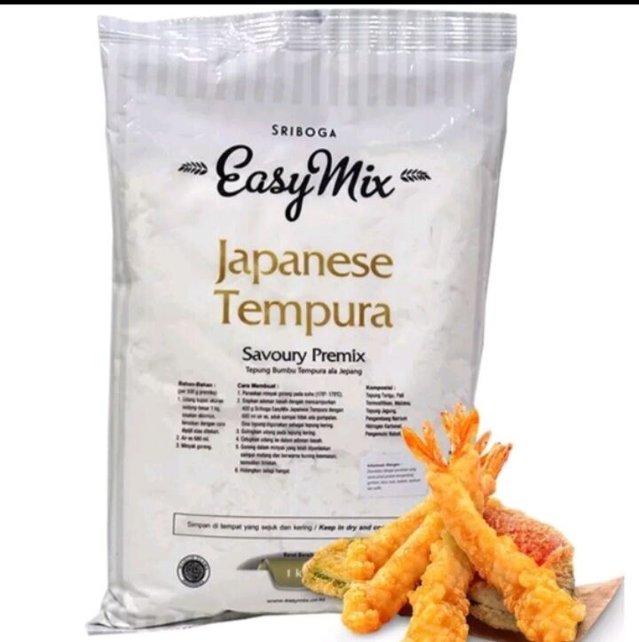 EasyMix Japanese Tempura 1kg Savoury Premix-Tepung Bumbu Tempura ala ...