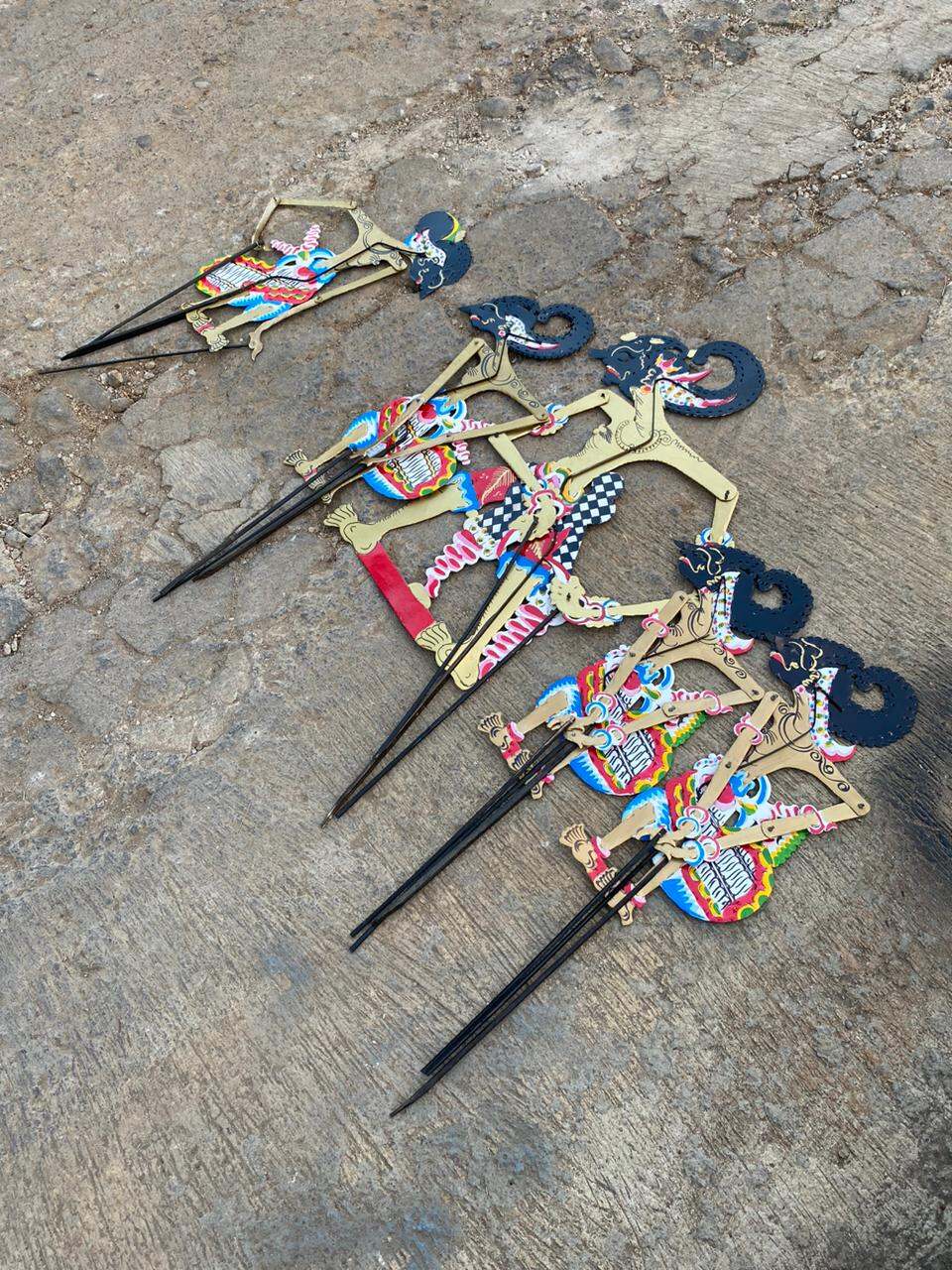 wayang pandawa lima komplit wayang kertas duplex wayang mainan anak ...