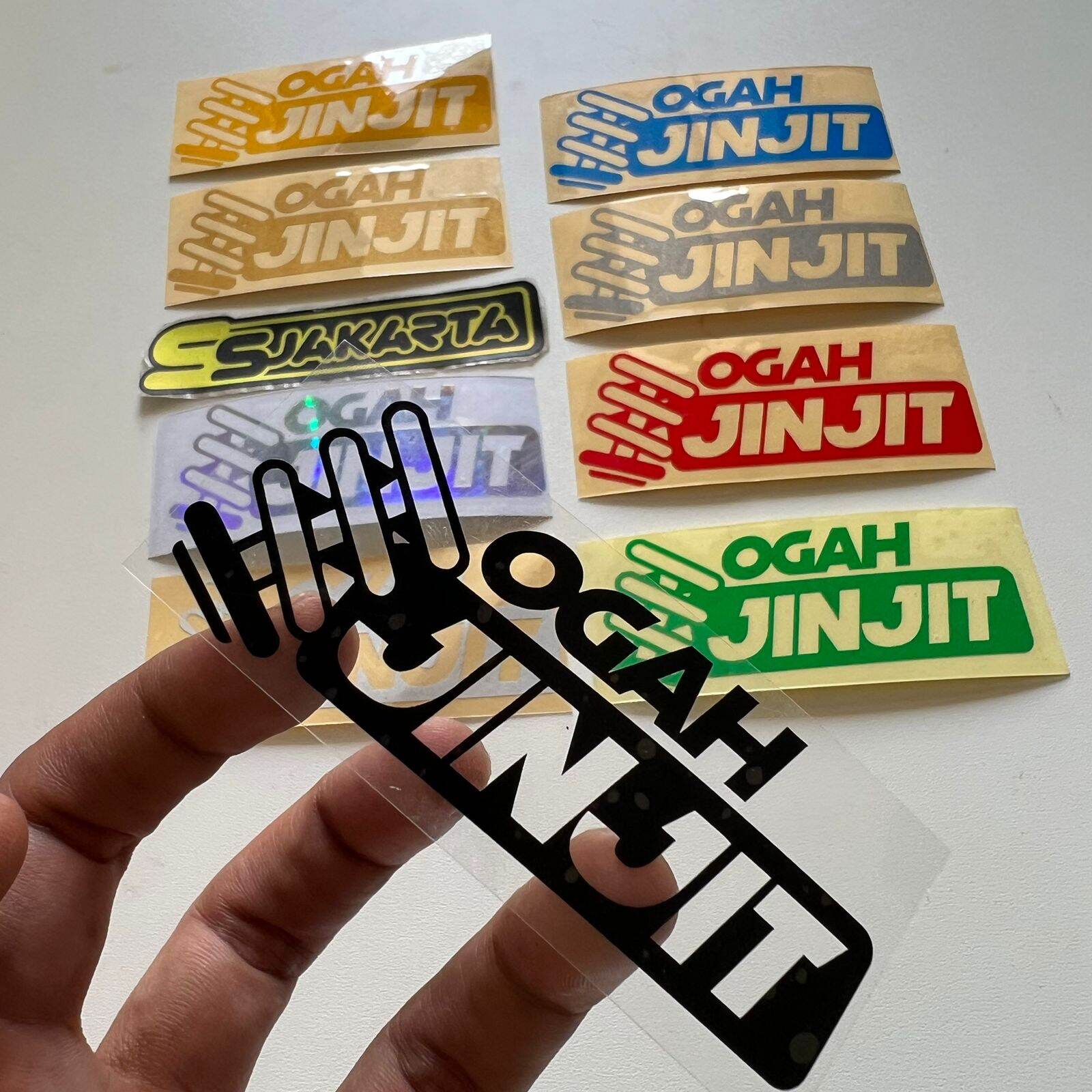 STIKER STICKER OGAH JINJIT CUTTING | Lazada Indonesia